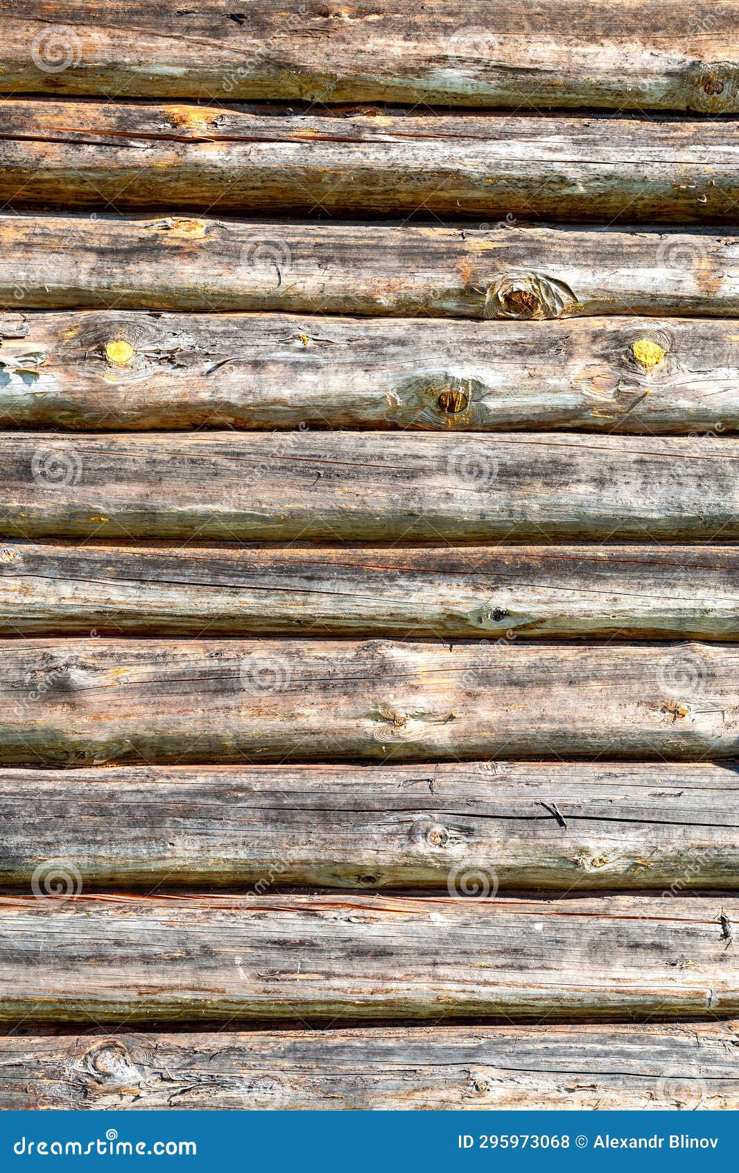 Old Wooden Logs with Natural Patterns As Background, Wooden Logs ...