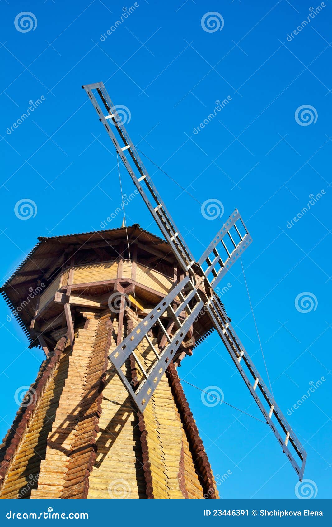 Old wooden mill stock image. Image of picturesque, cloud - 23446391