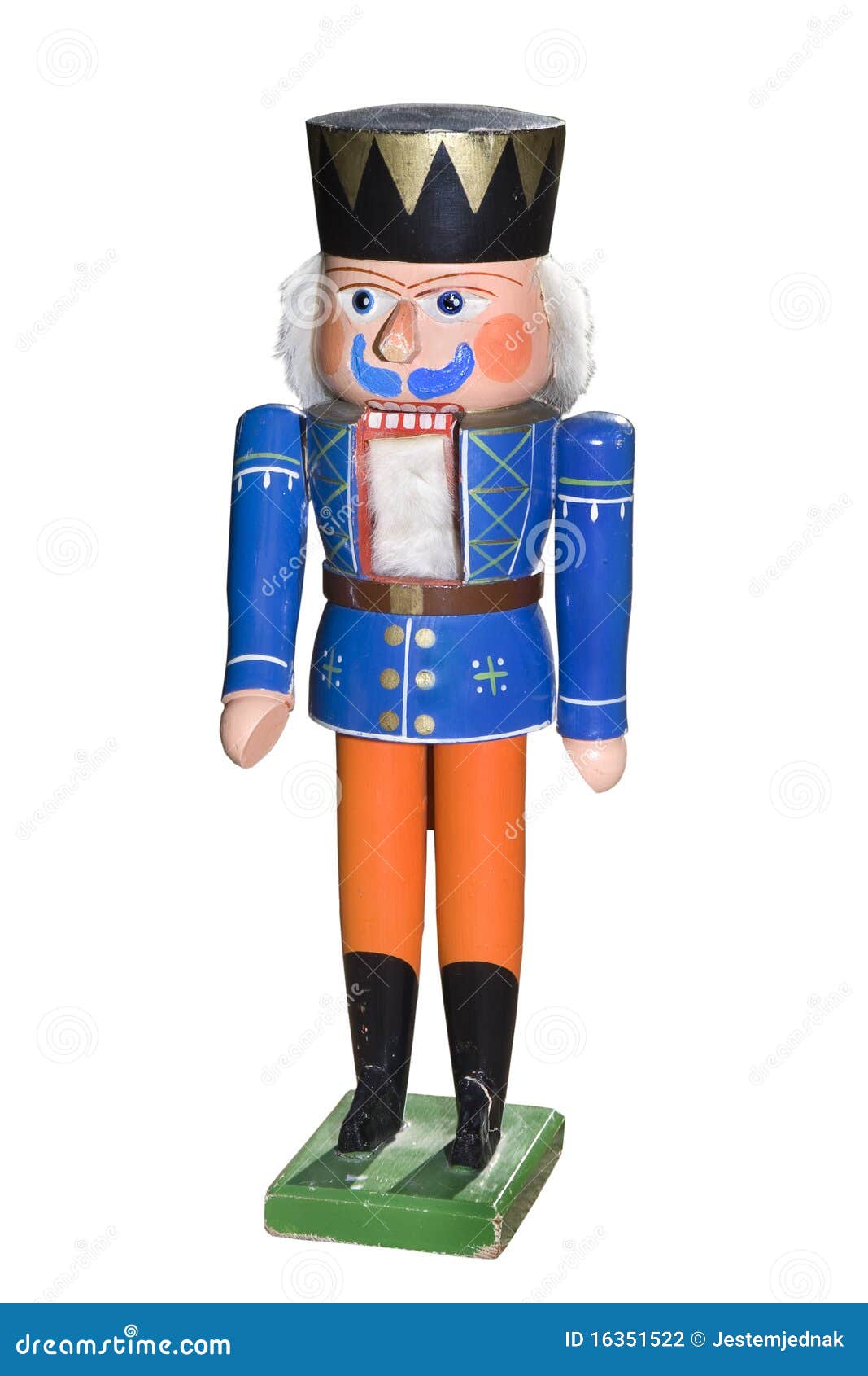 Old wooden nuts cracker stock photo. Image of original - 16351522