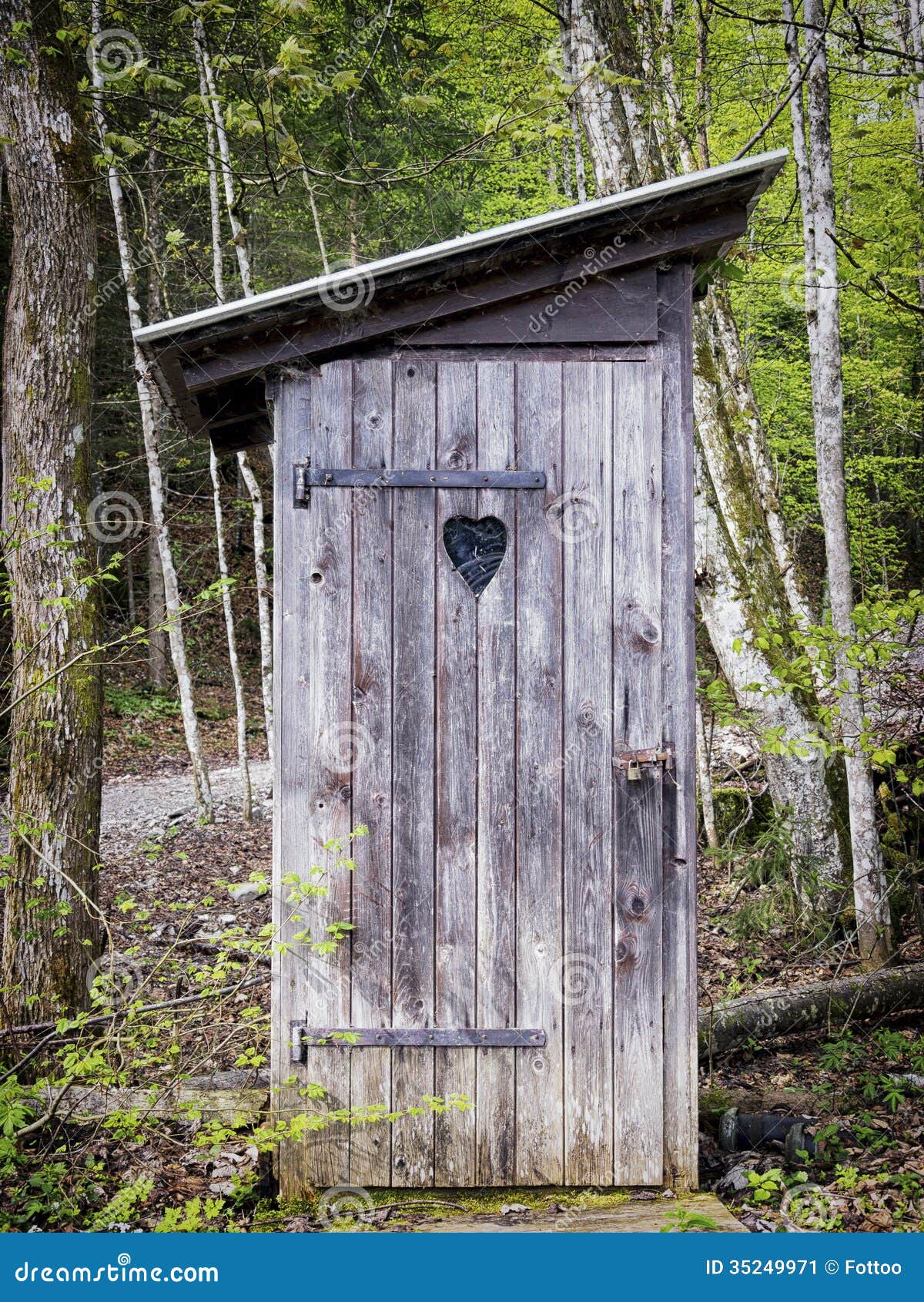 Old wooden outhouse stock image. Image of shack, color - 35249971