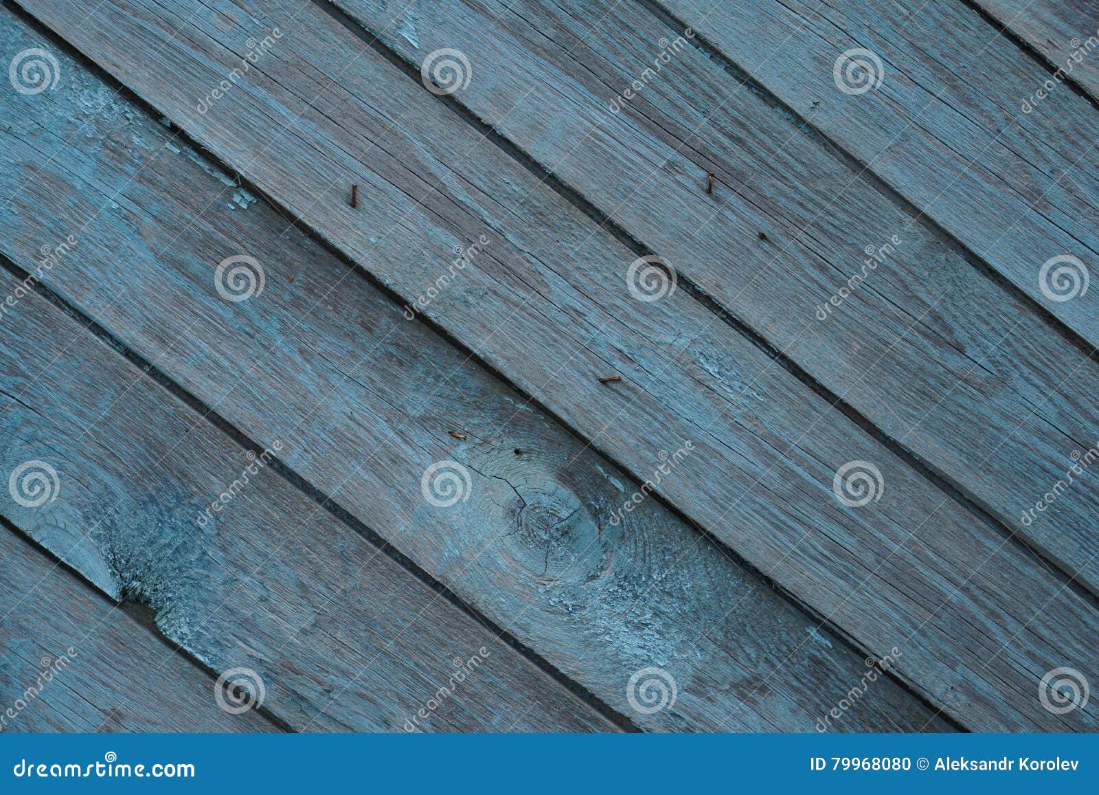 Old Wooden Painted Light Blue Rustic Background, Paint Peeling Stock ...