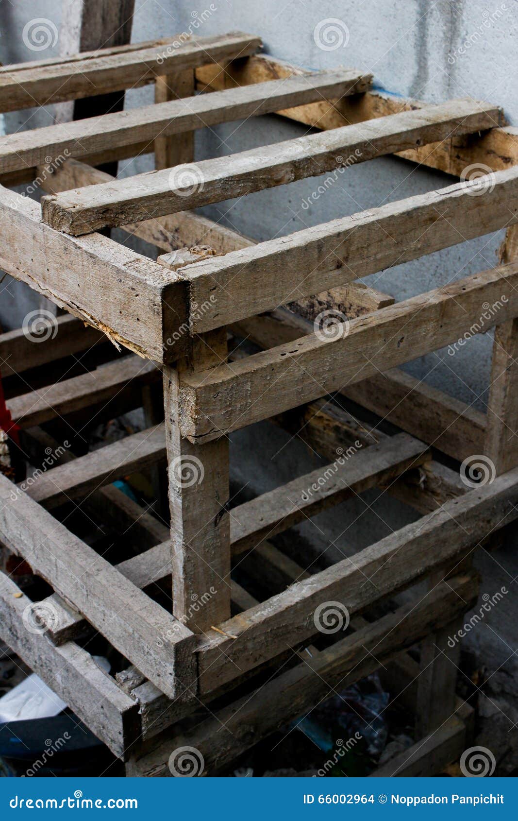 Old wooden pallet texture stock photo. Image of nail - 66002964