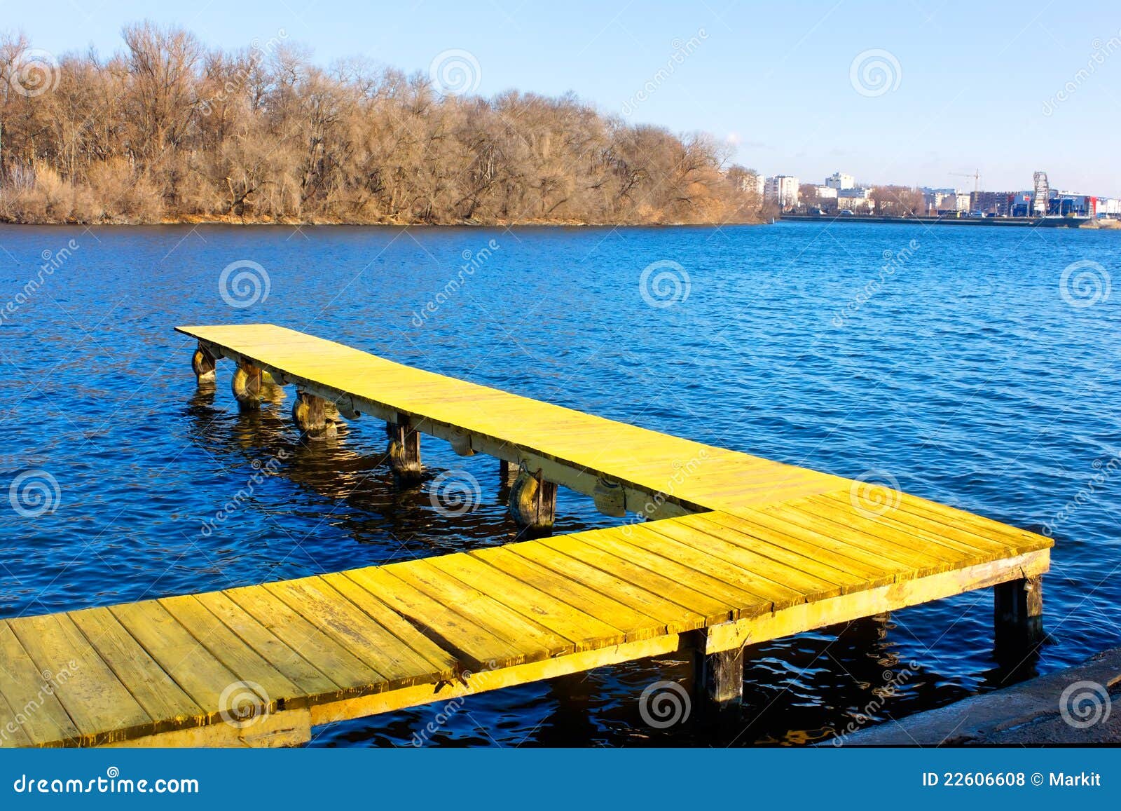 Old wooden pier stock photo. Image of ripples, late, reflection - 22606608