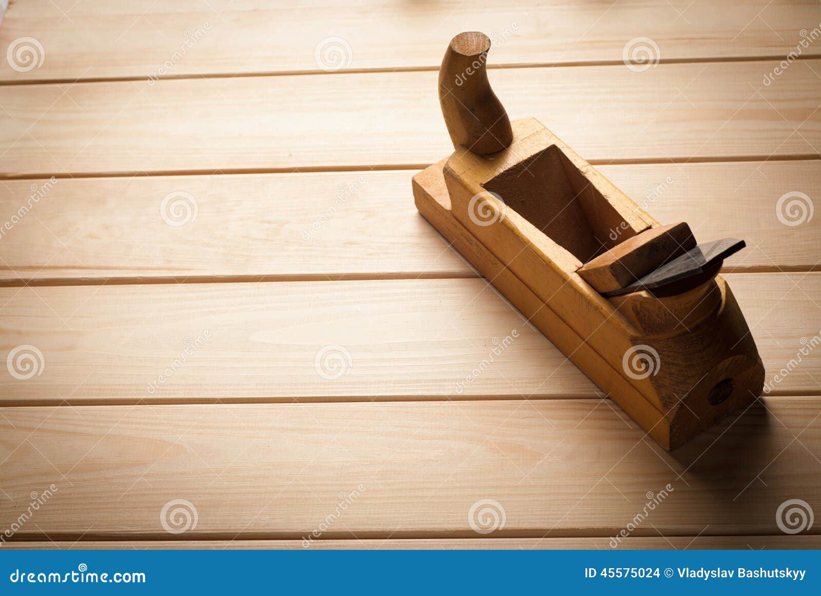 Old Wooden Plane in a Workshop of the Carpenter Stock Photo - Image of ...
