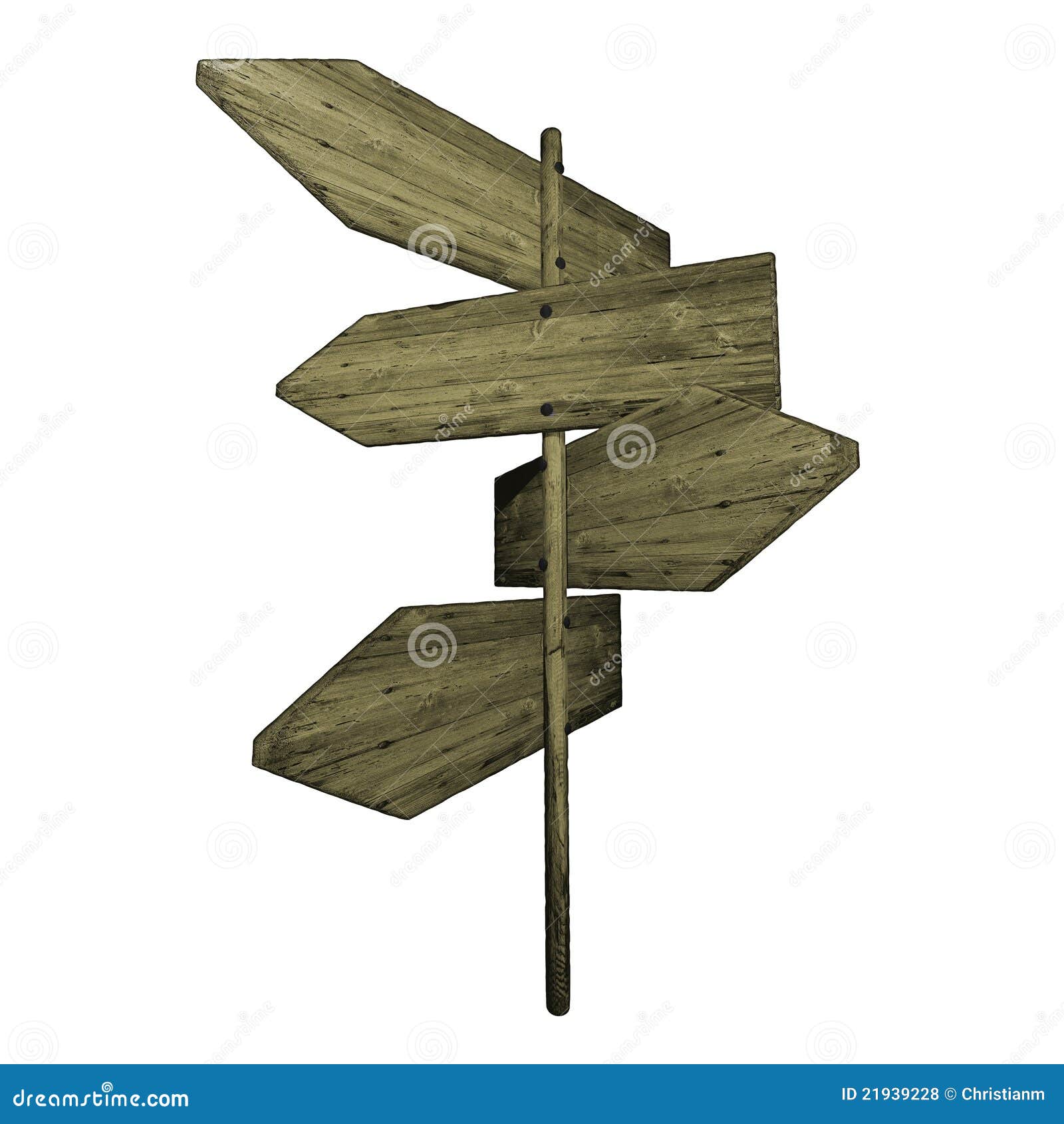 Old wooden road sign stock illustration. Illustration of aged - 21939228