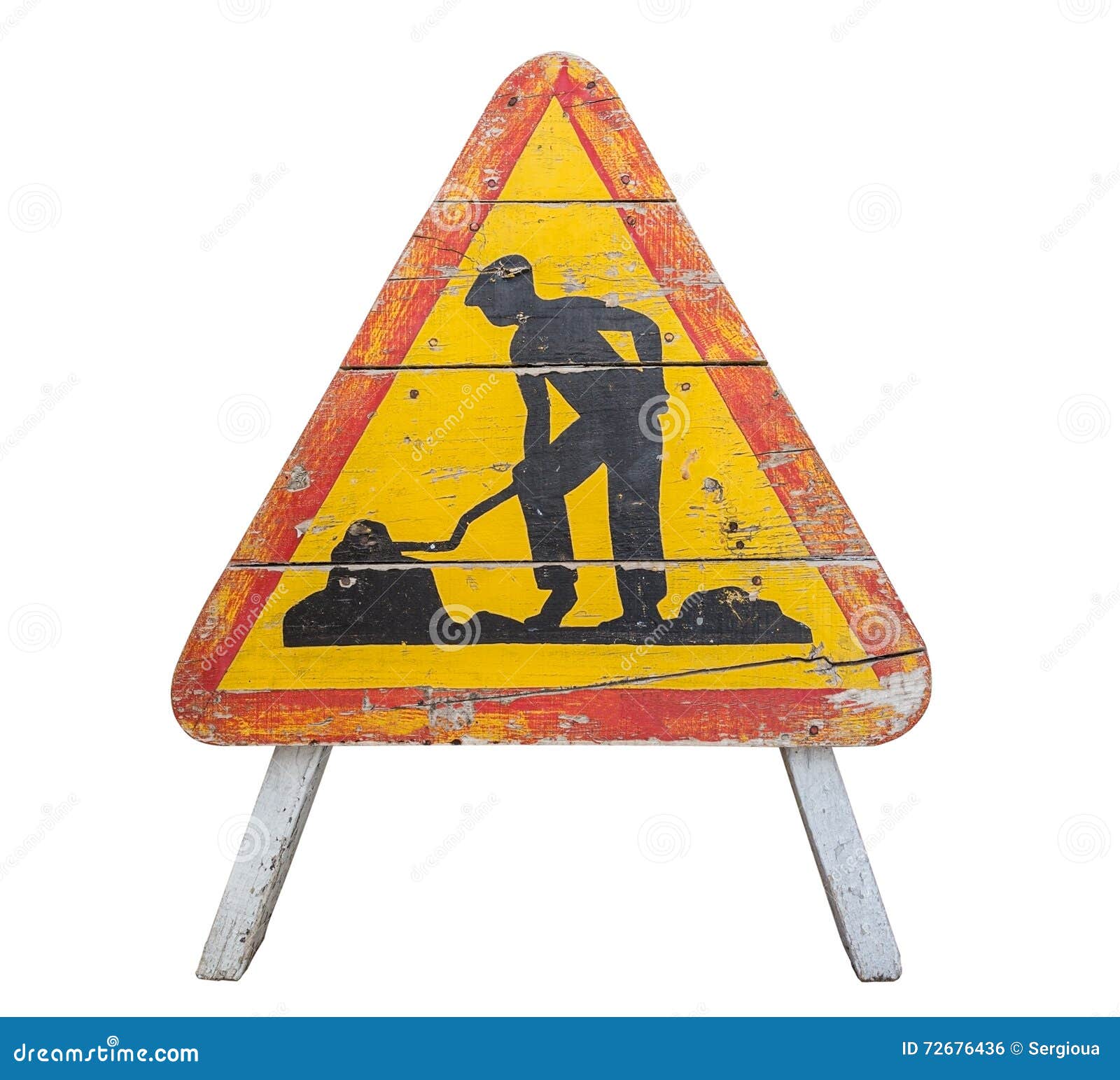 Old wooden road sign. stock photo. Image of roadside - 72676436