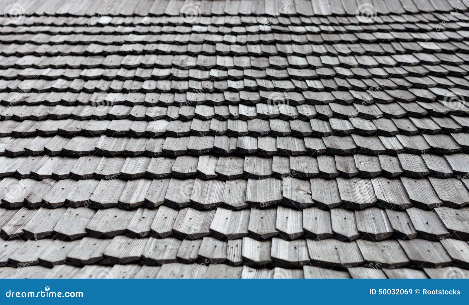Old wooden shingle roof stock image. Image of design - 50032069