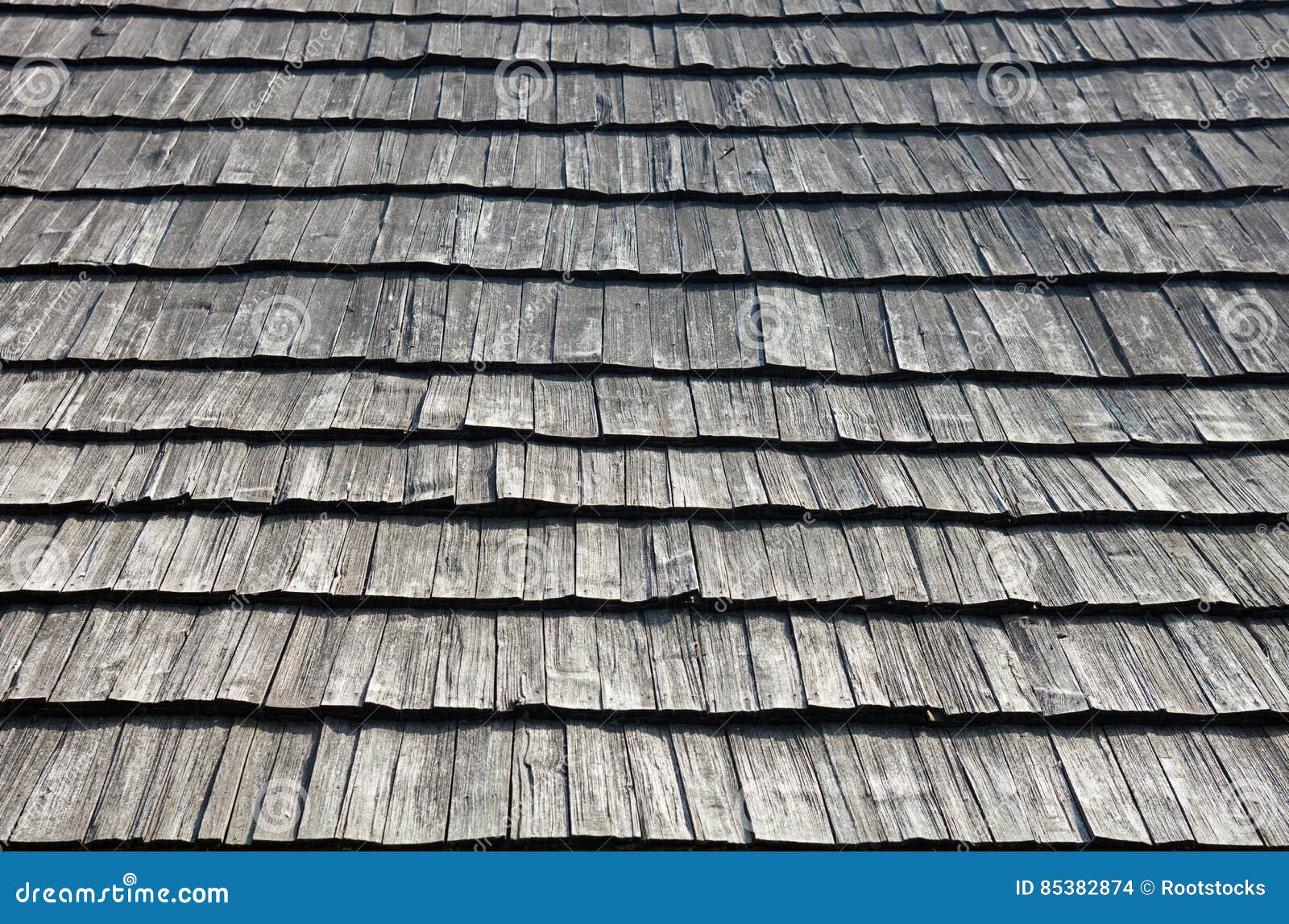 Old wooden shingle roof stock photo. Image of natural - 85382874