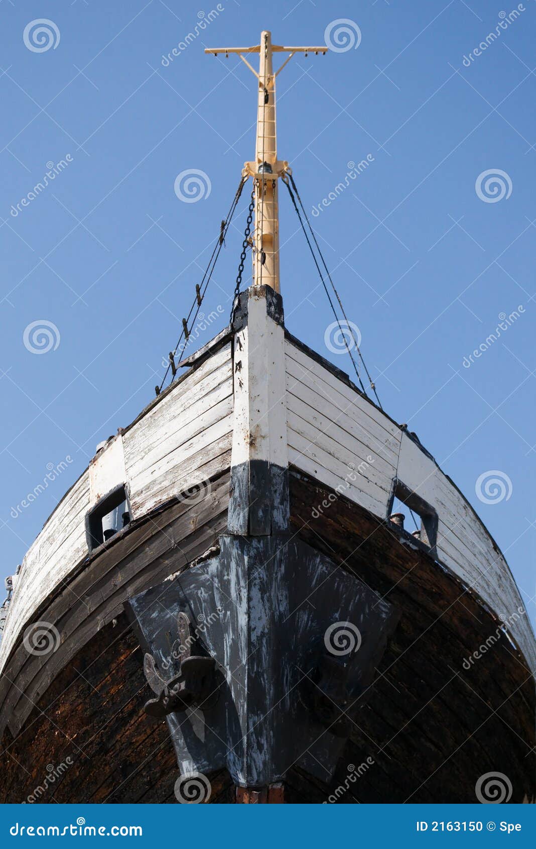 Old wooden ship stock photo. Image of rigging, abandoned - 2163150