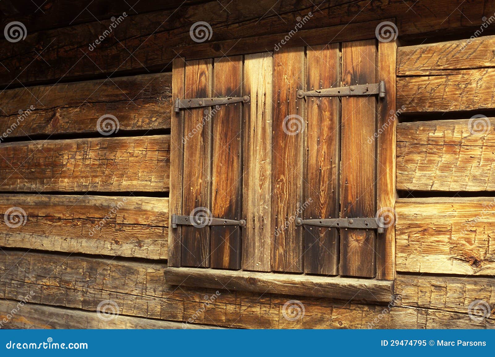 Old wooden shutters stock image. Image of hinged, barn - 29474795