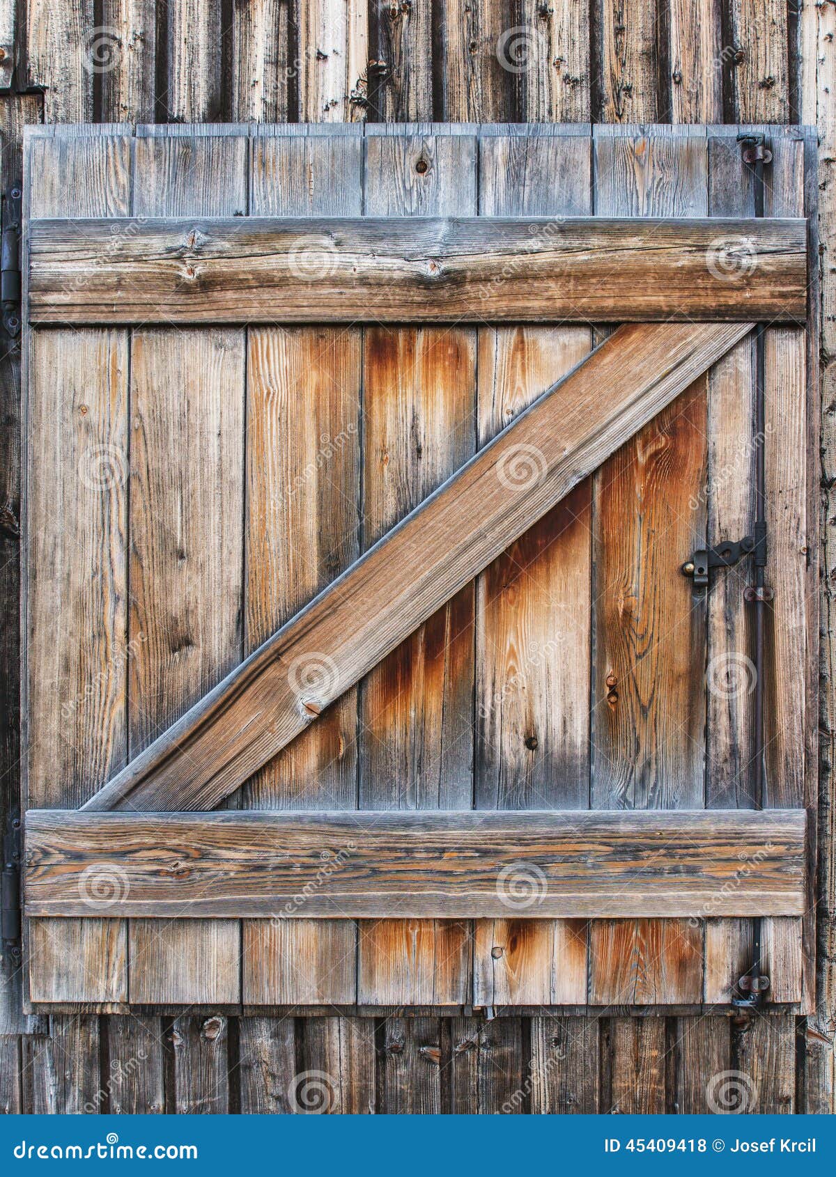 Old wooden shutters stock photo. Image of detail, ancient - 45409418