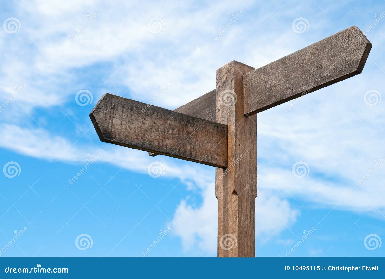 Old Wooden Sign Post stock image. Image of directing - 10495115