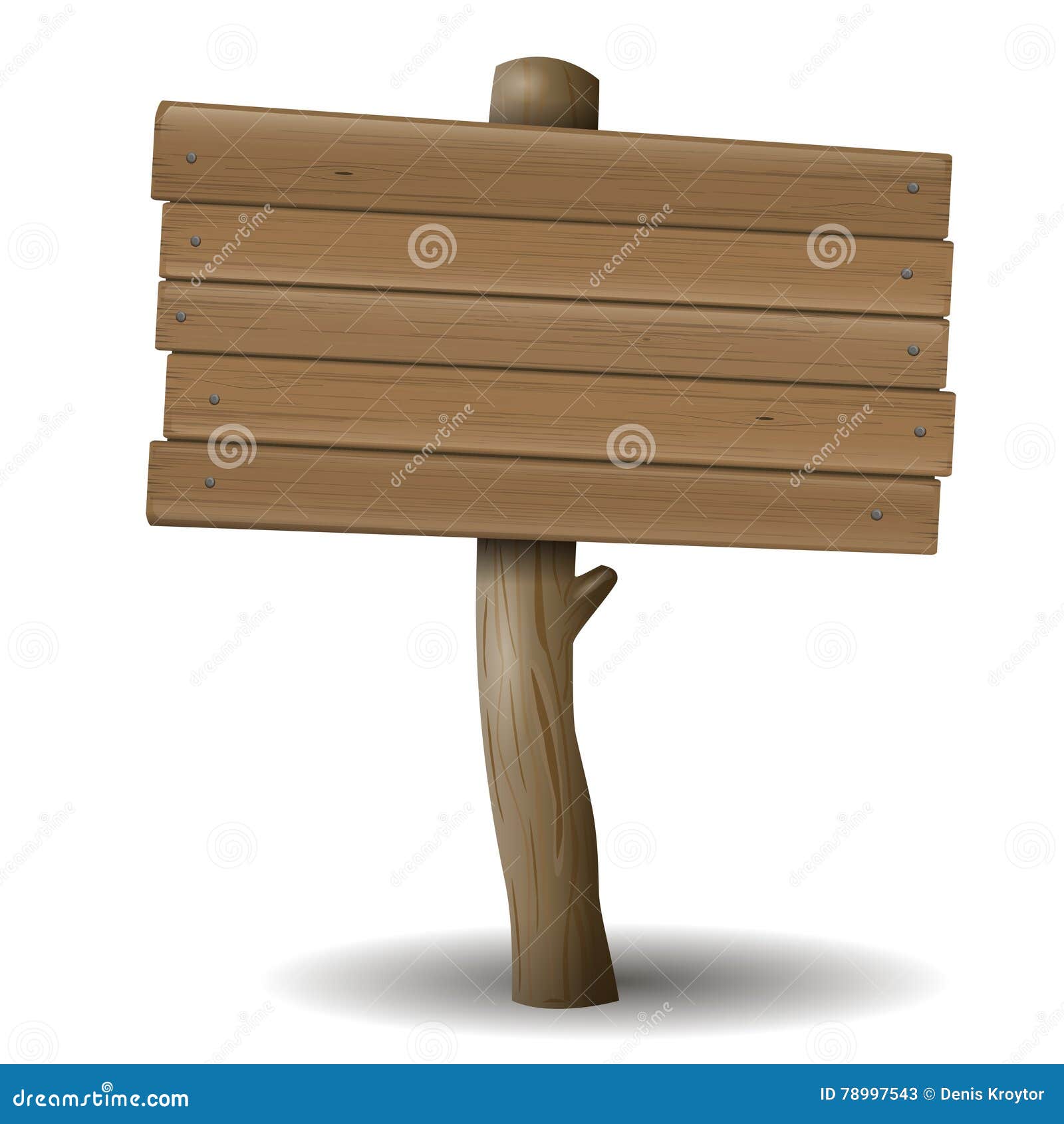 The old wooden sign stock vector. Illustration of choice - 78997543