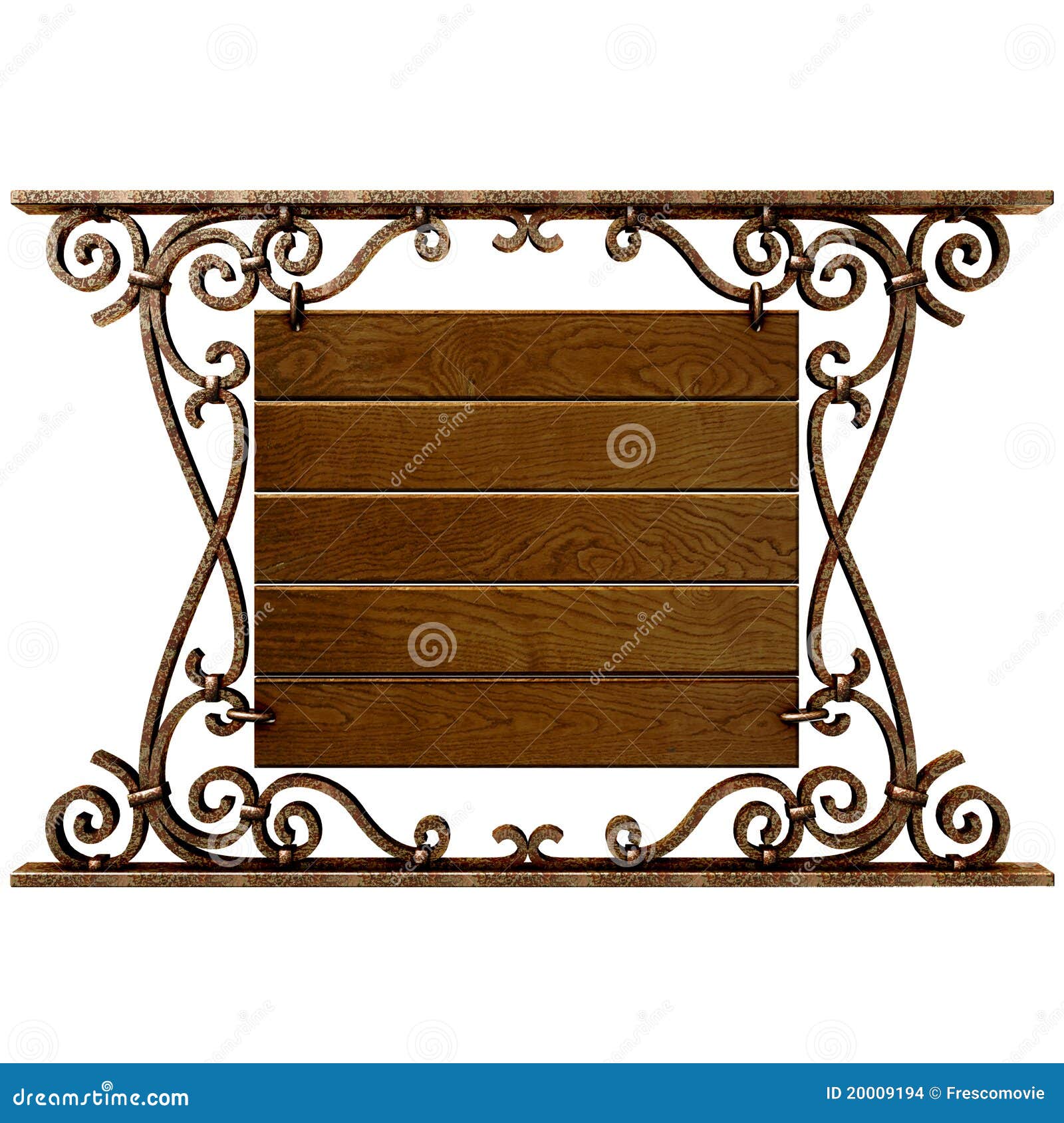 Old wooden signboard. stock illustration. Illustration of handmade ...