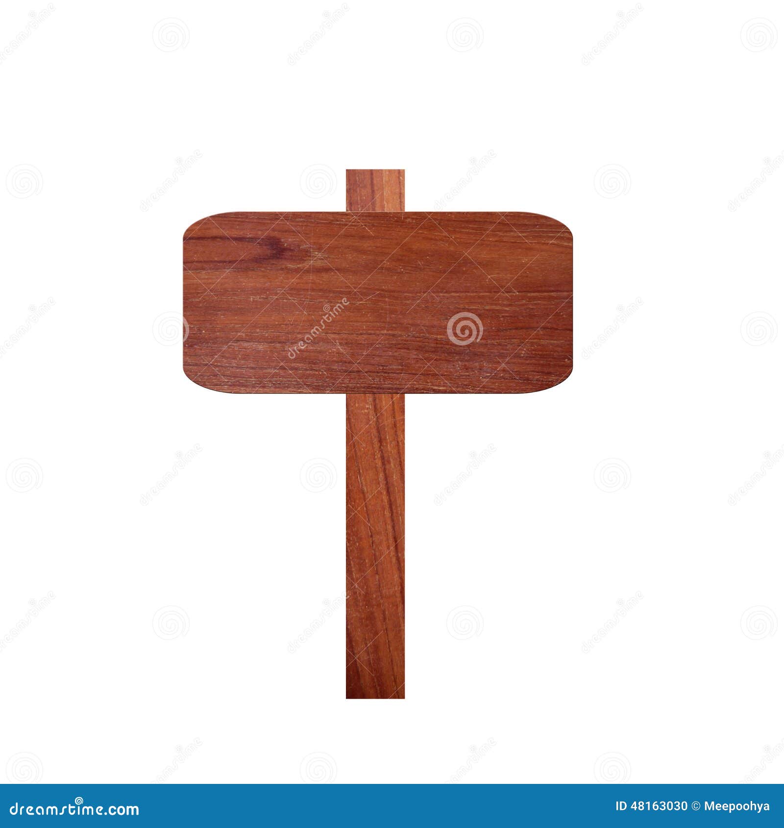 Old Wooden Signboard Isolated. Stock Photo - Image of plaque, post ...