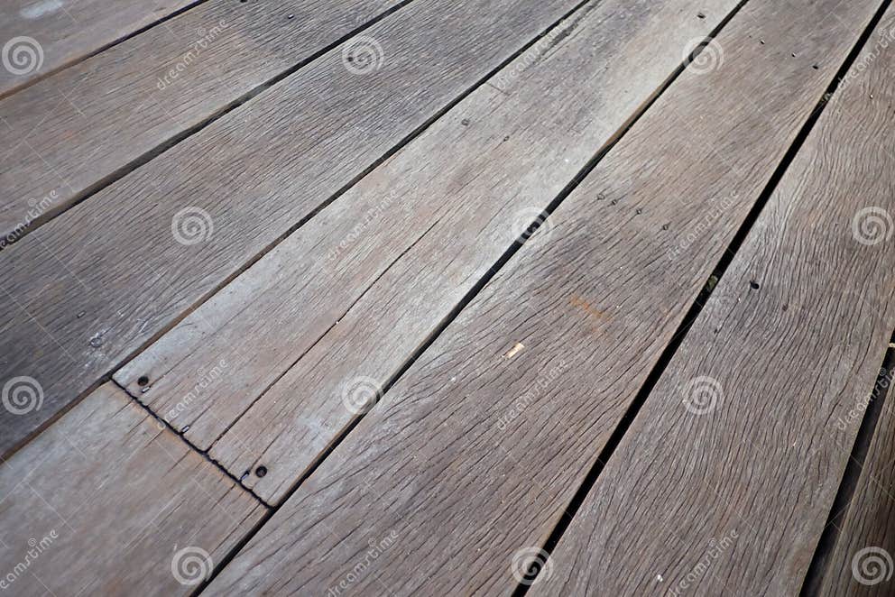 Old Wooden Skin Pattern of a Pathway Ground Floor Stock Photo - Image ...