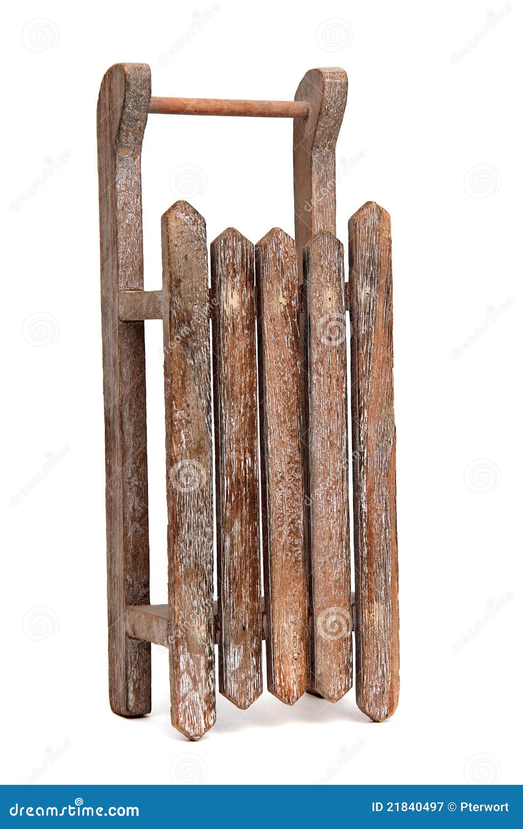 Old wooden sledge stock image. Image of sled, sport, sledge - 21840497