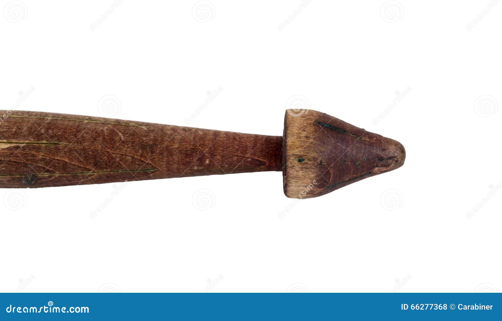 Old wooden spindle stock photo. Image of studio, handspinning - 66277368