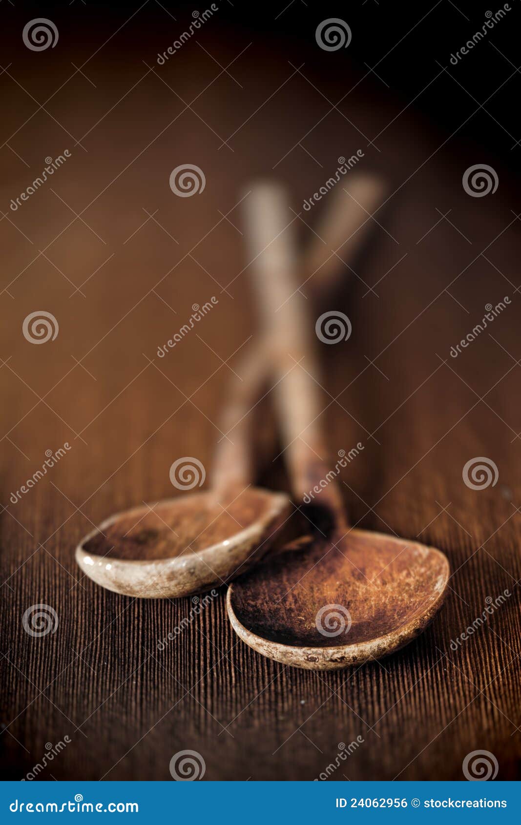 Old wooden spoons stock photo. Image of retro, natural - 24062956