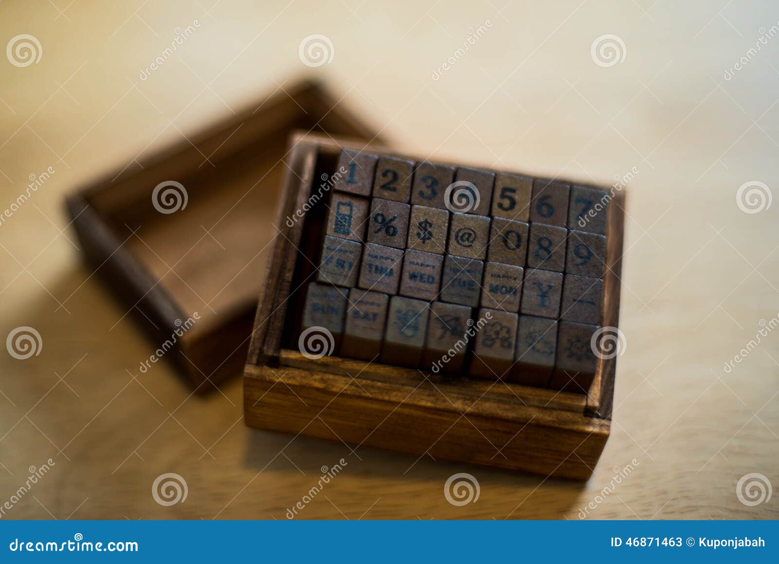 Old wooden stamp stock image. Image of bureaucracy, public - 46871463