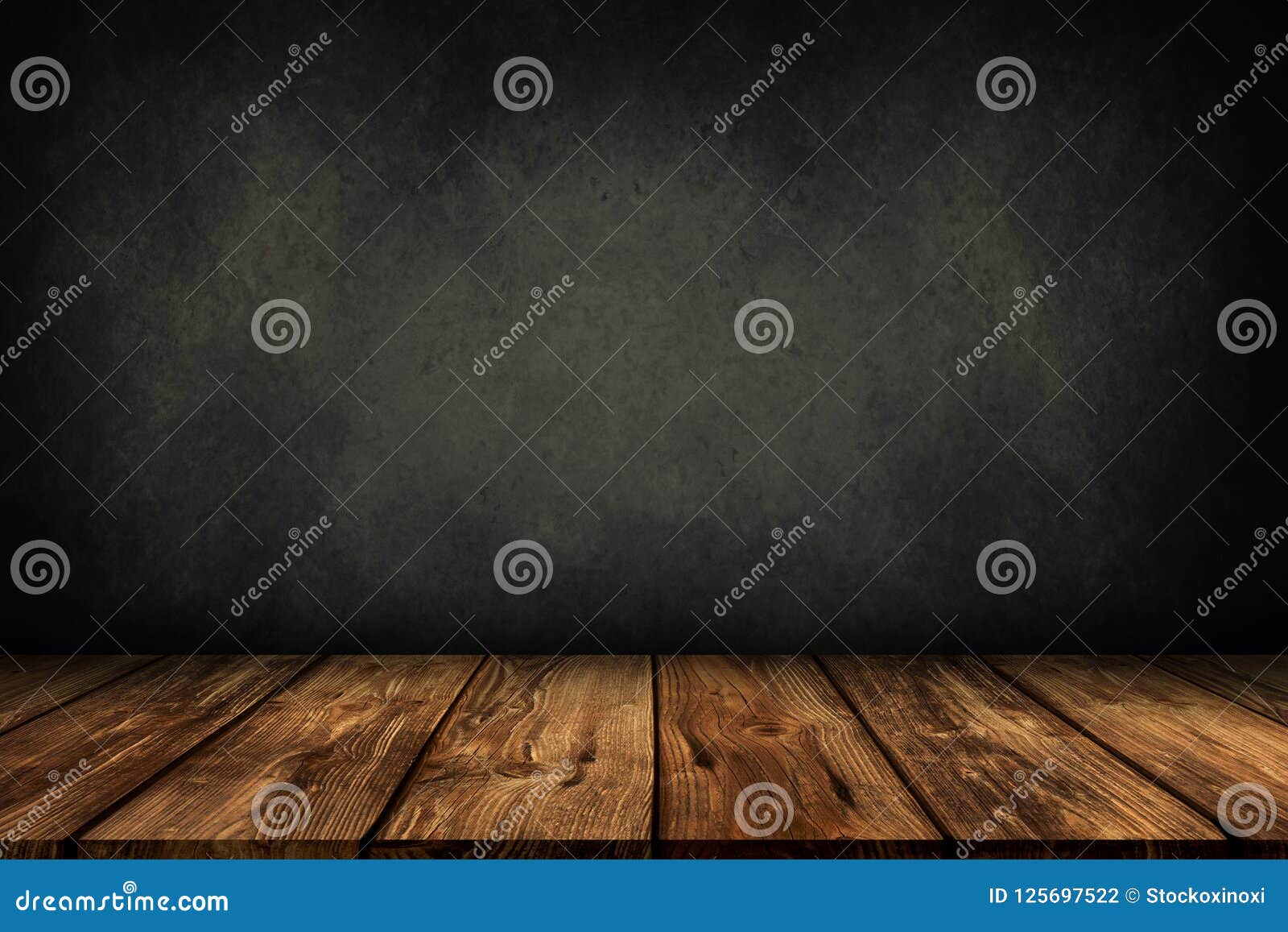 Wooden Table with Grey Wall Background Stock Photo - Image of burial ...