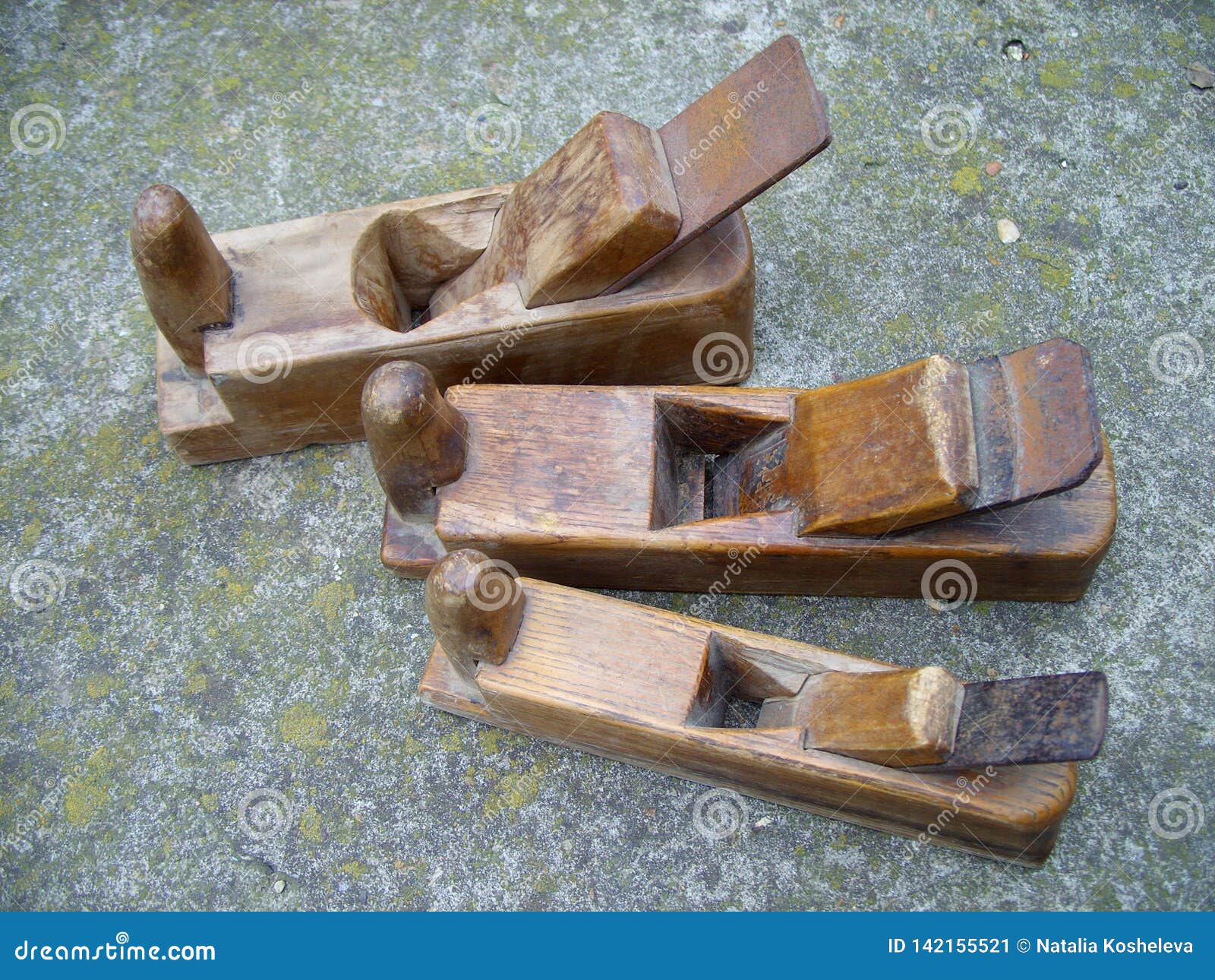 Old wooden tools stock image. Image of three, hammer - 142155521
