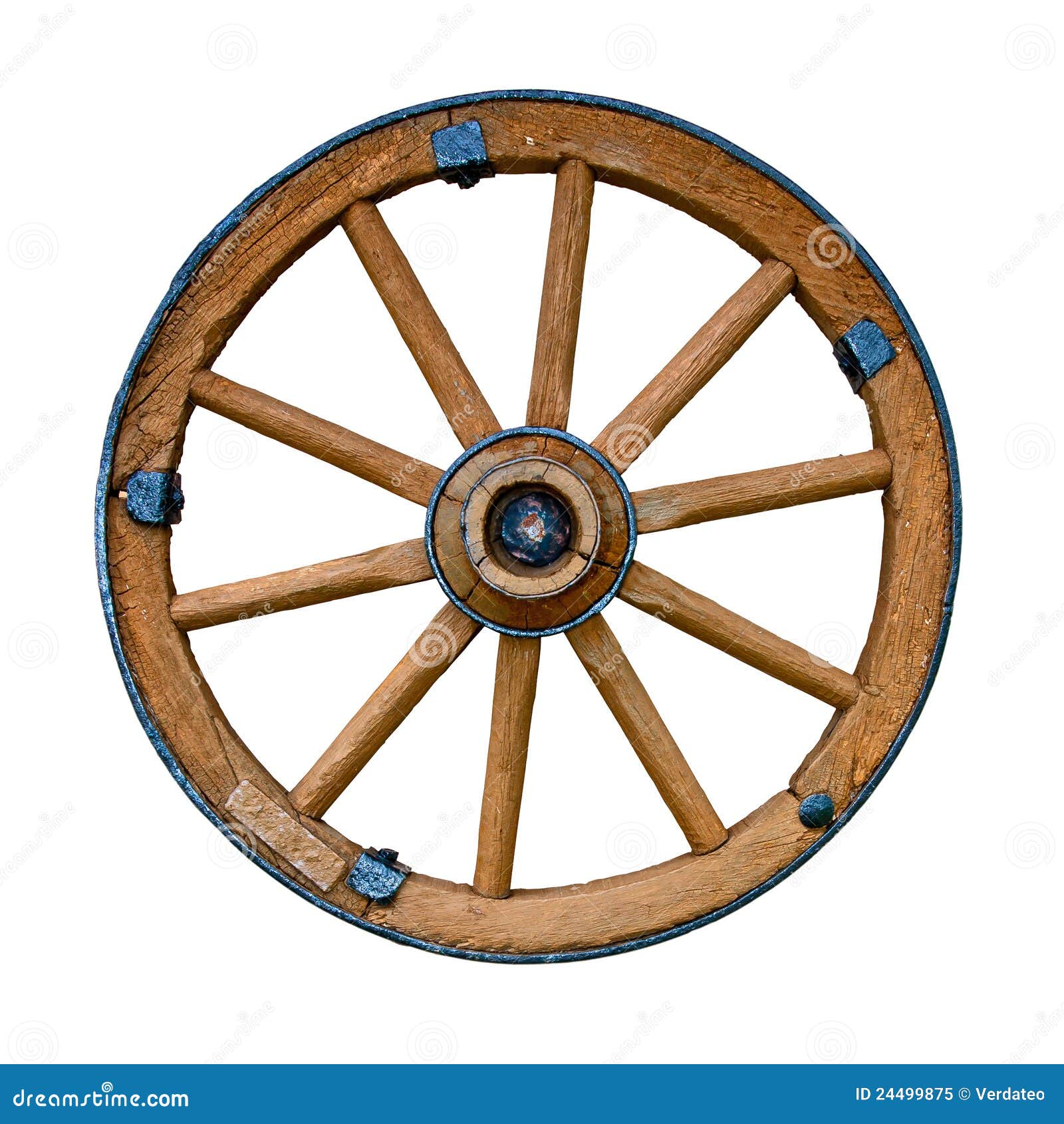 Old wooden wheel stock image. Image of transport, isolated - 24499875