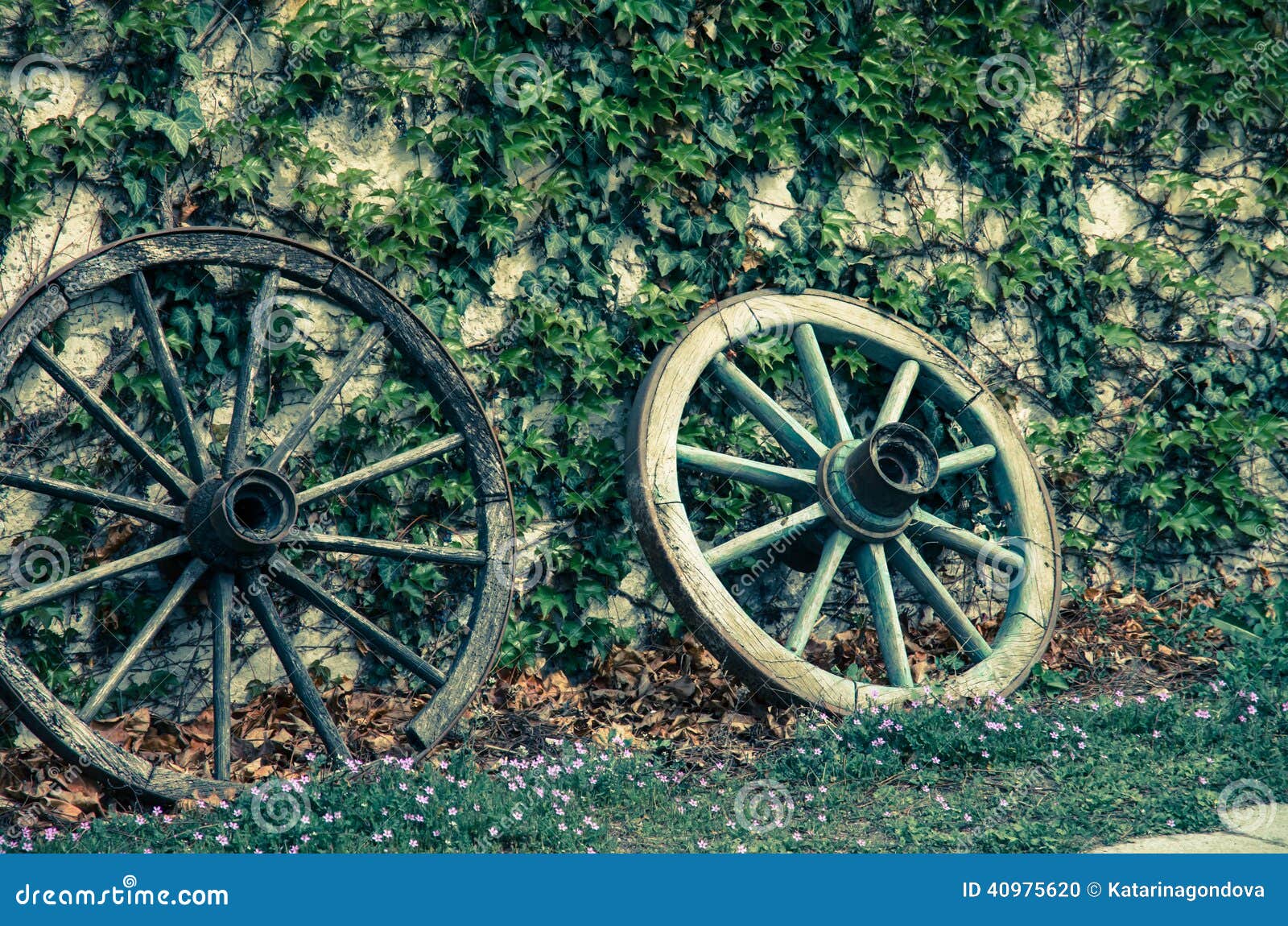 Old wooden wheel stock photo. Image of aged, nostalgia - 40975620
