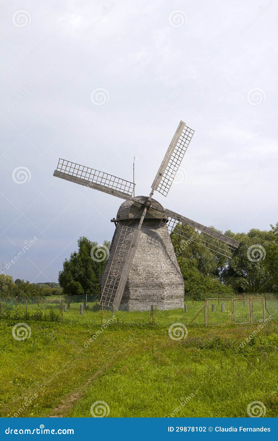 Russian Old Wooden Windmill Stock Photo - Image of aged, building: 29878102