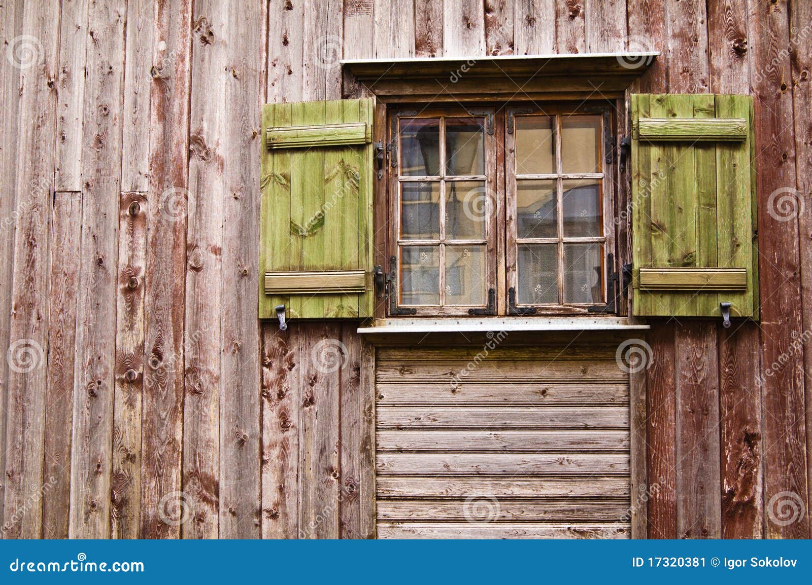 Old Wooden Window Shutters