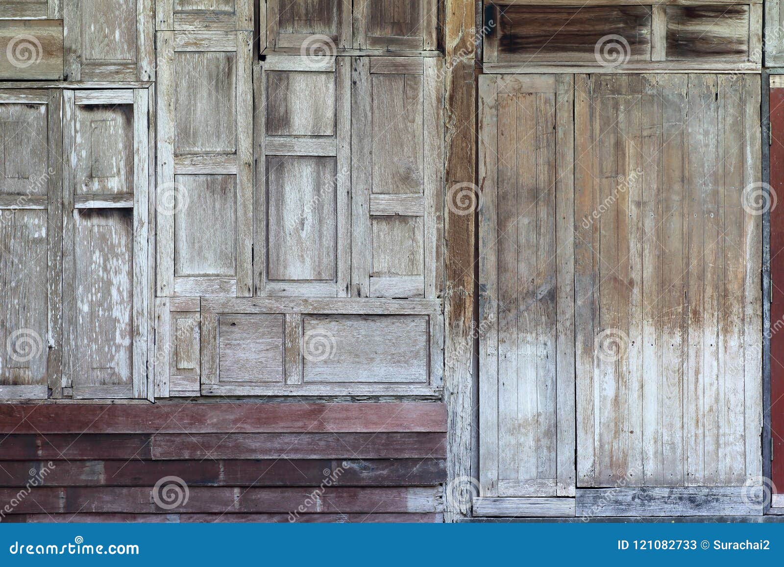 Old Wooden Window Wall Texture Background Stock Image - Image of frame ...