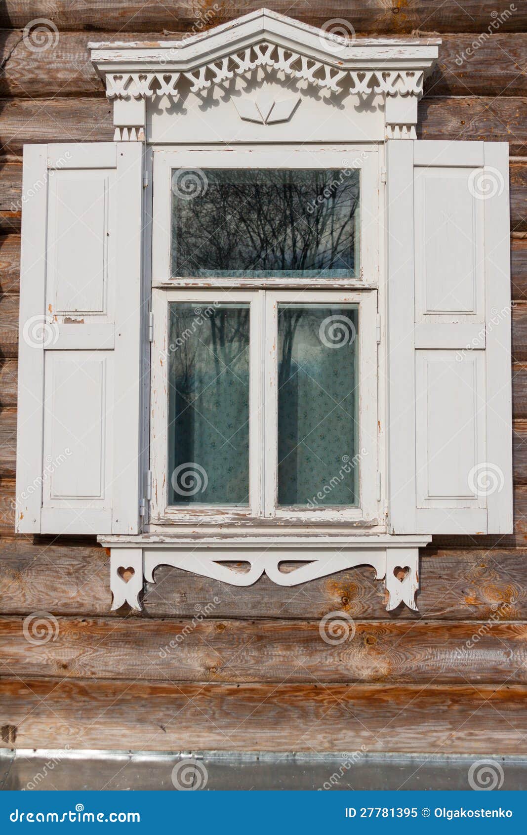 Old wooden windows stock image. Image of rustic, timeless - 27781395