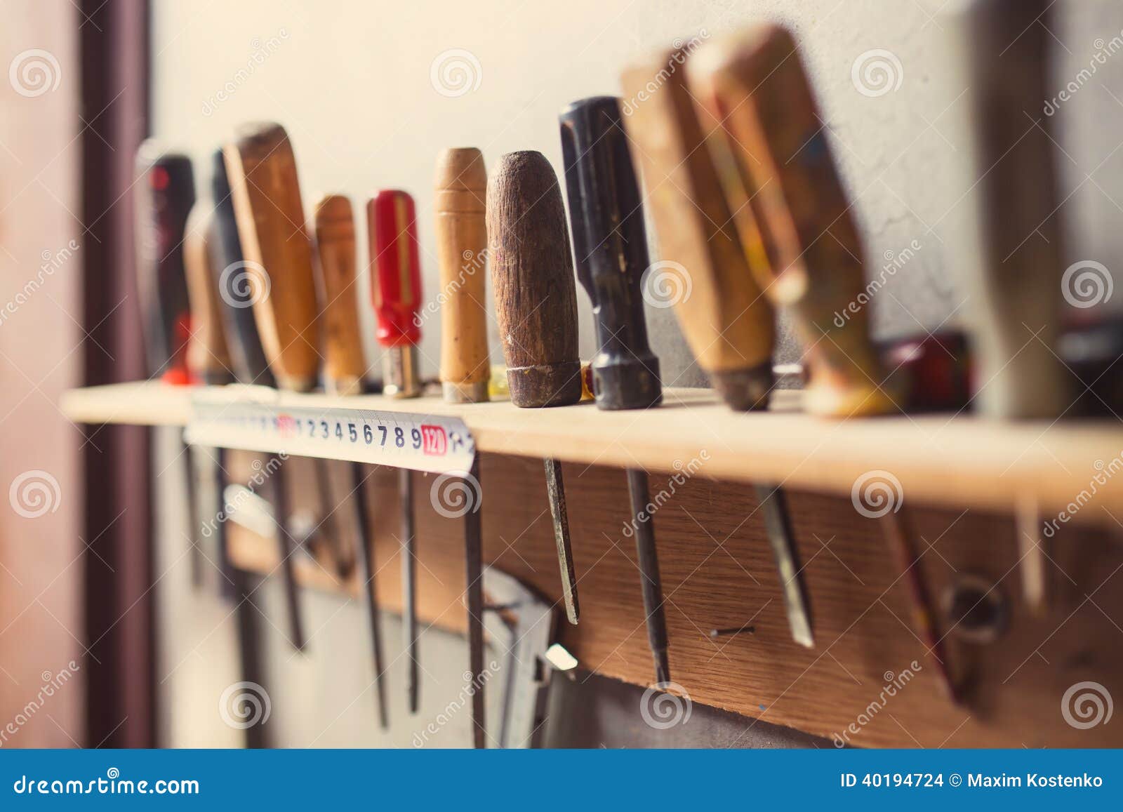 Old woodworking tools stock photo. Image of tools, handle - 40194724