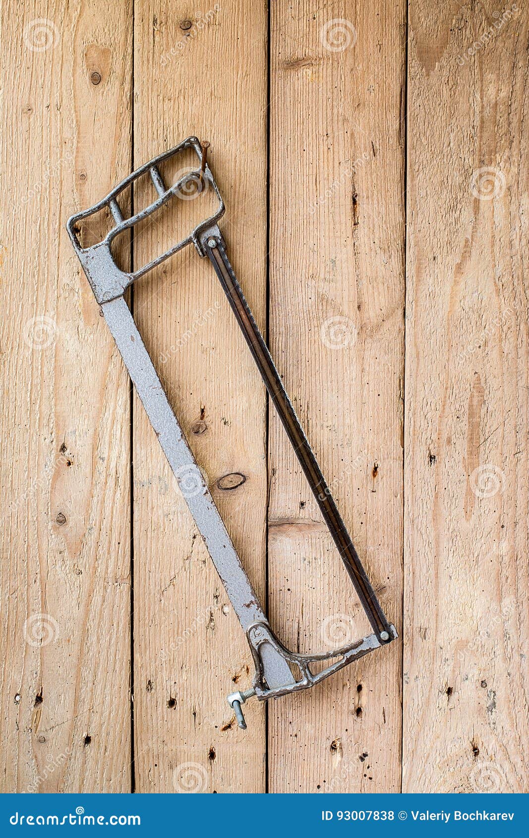 Old Work Tools Hang on the Wooden Wall Stock Photo - Image of group ...