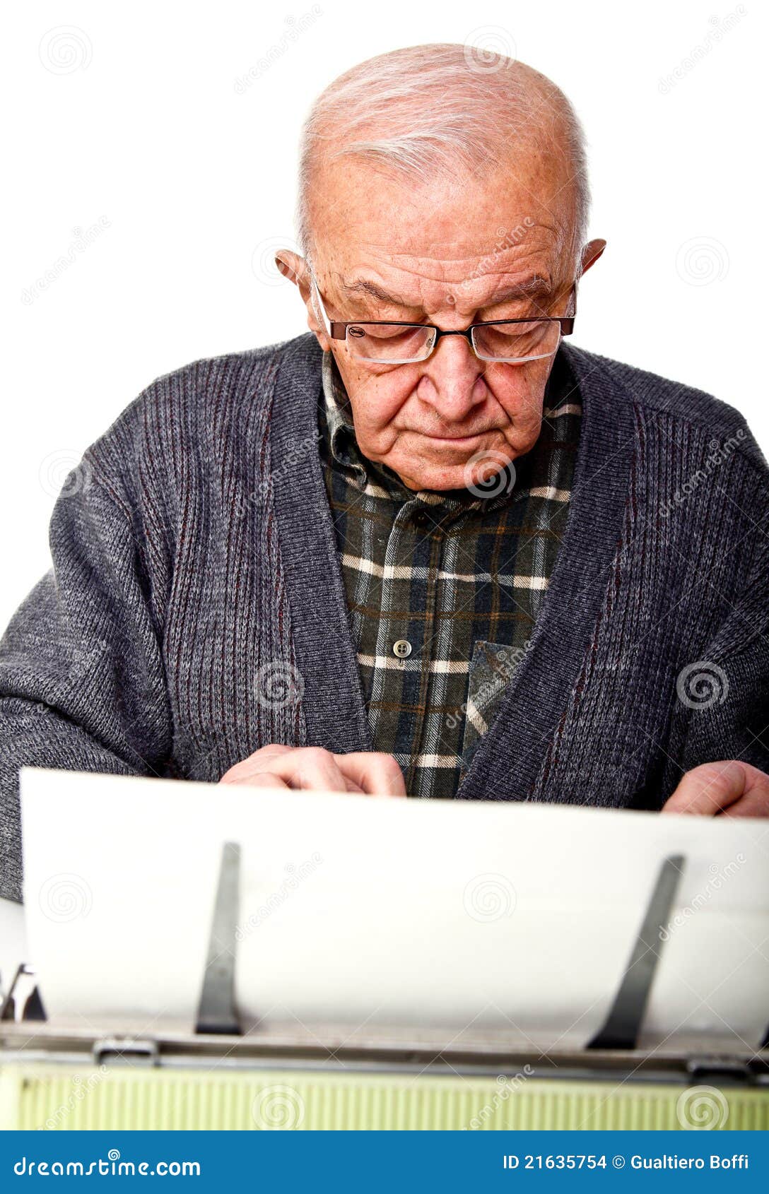 Old worker stock photo. Image of isolated, caucasian - 21635754