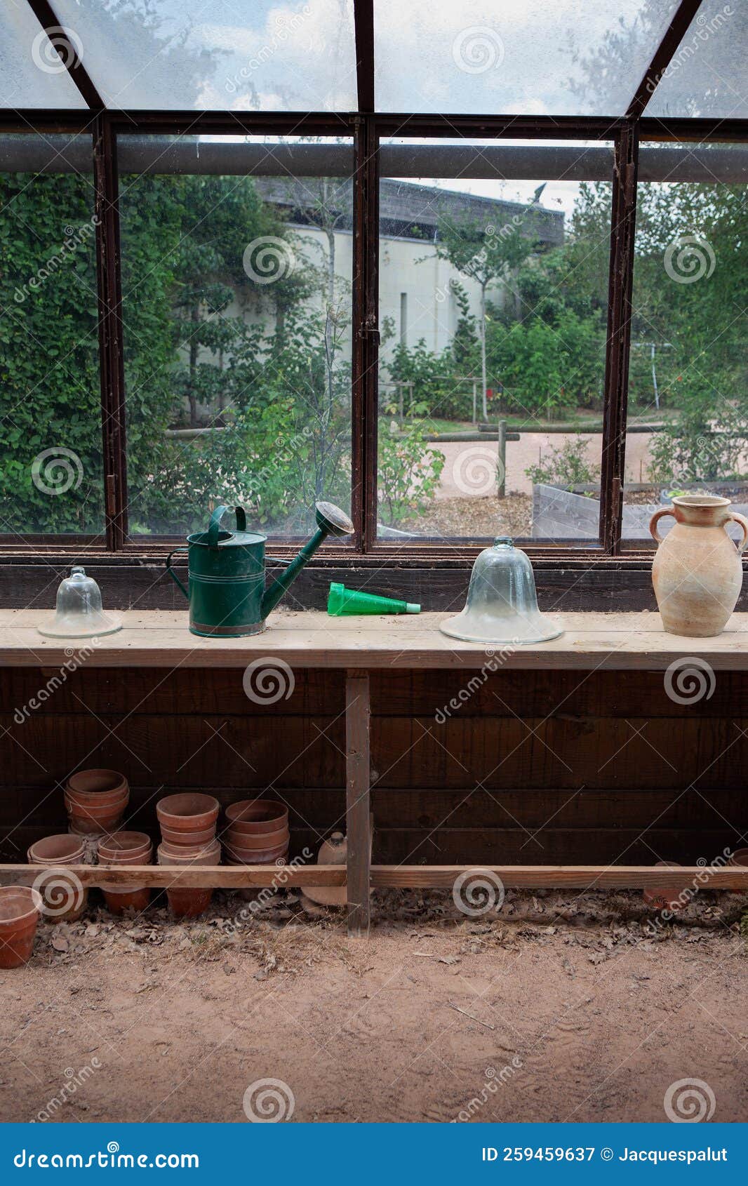 Tools Inside the Gardener Hut Stock Image - Image of wood, growth ...