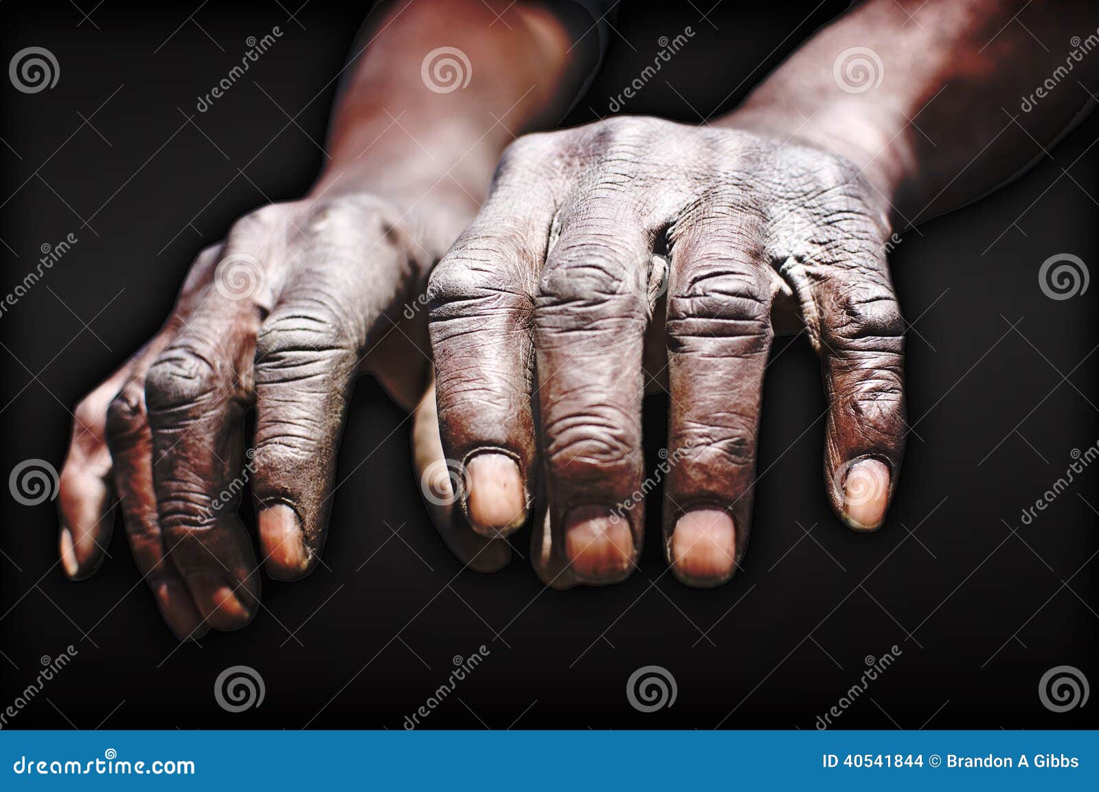 Old Working Man Hands stock photo. Image of thumb, receiving - 40541844