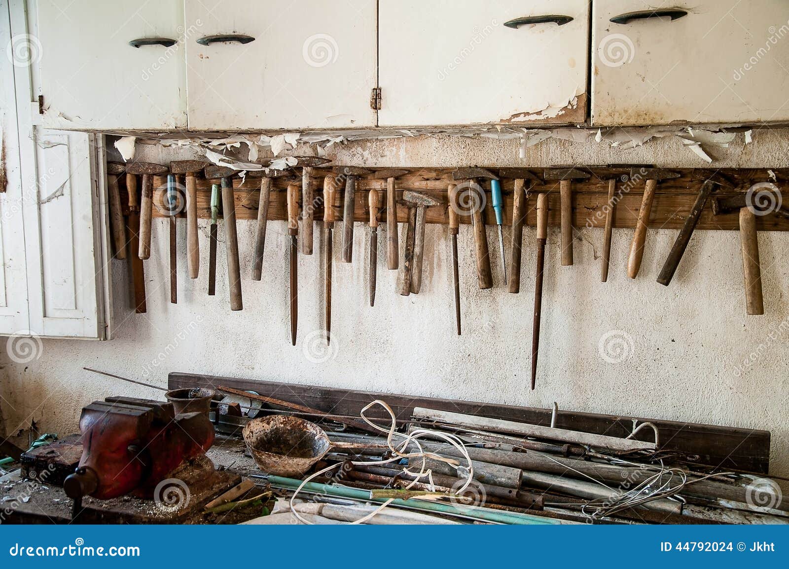 Old workshop stock photo. Image of vintage, interior - 44792024