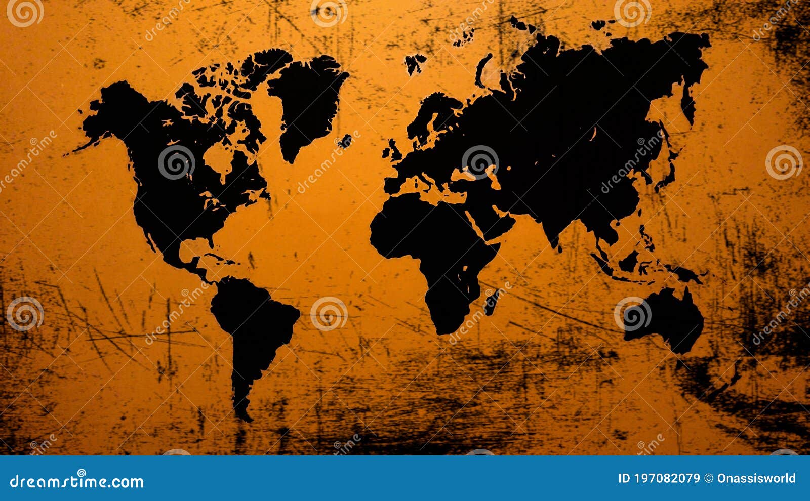 Old World Map Abstract Background Illustration Stock Image - Image of ...