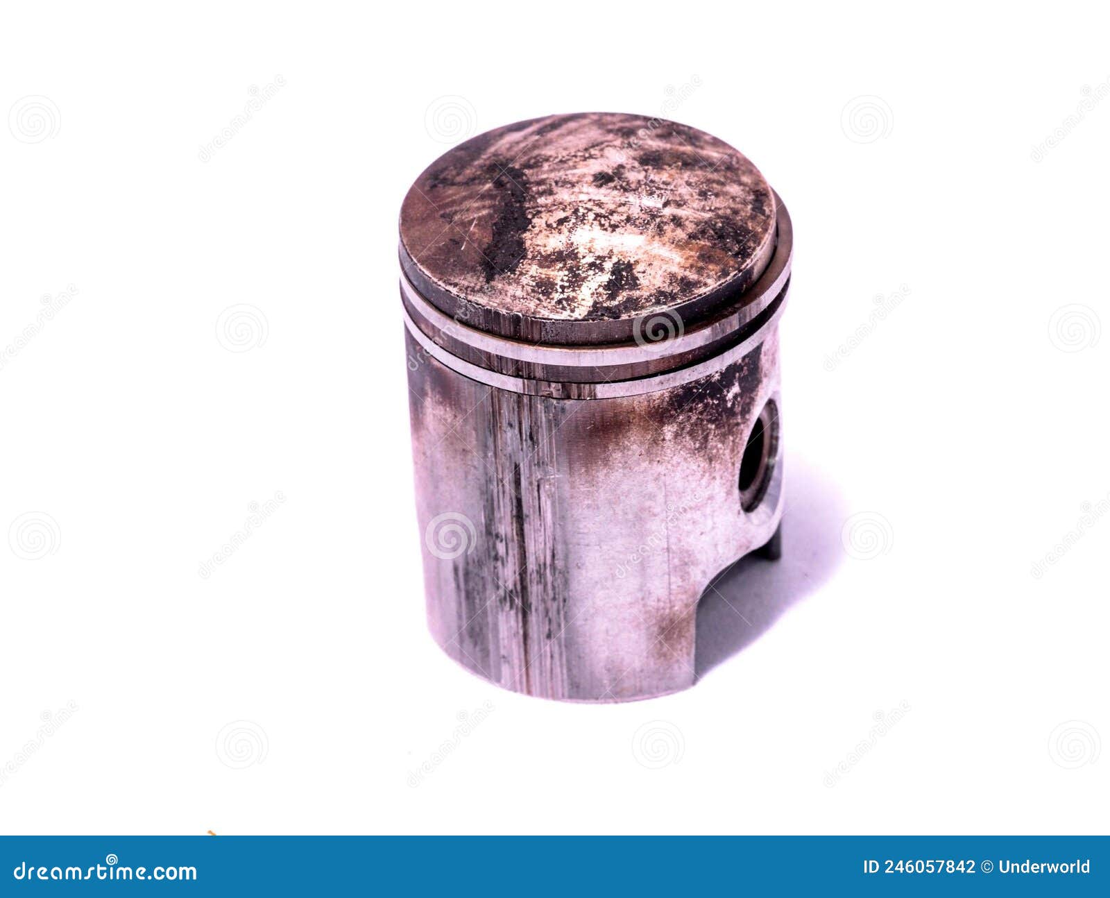 Old Worn Engine Piston stock photo. Image of vintage - 246057842