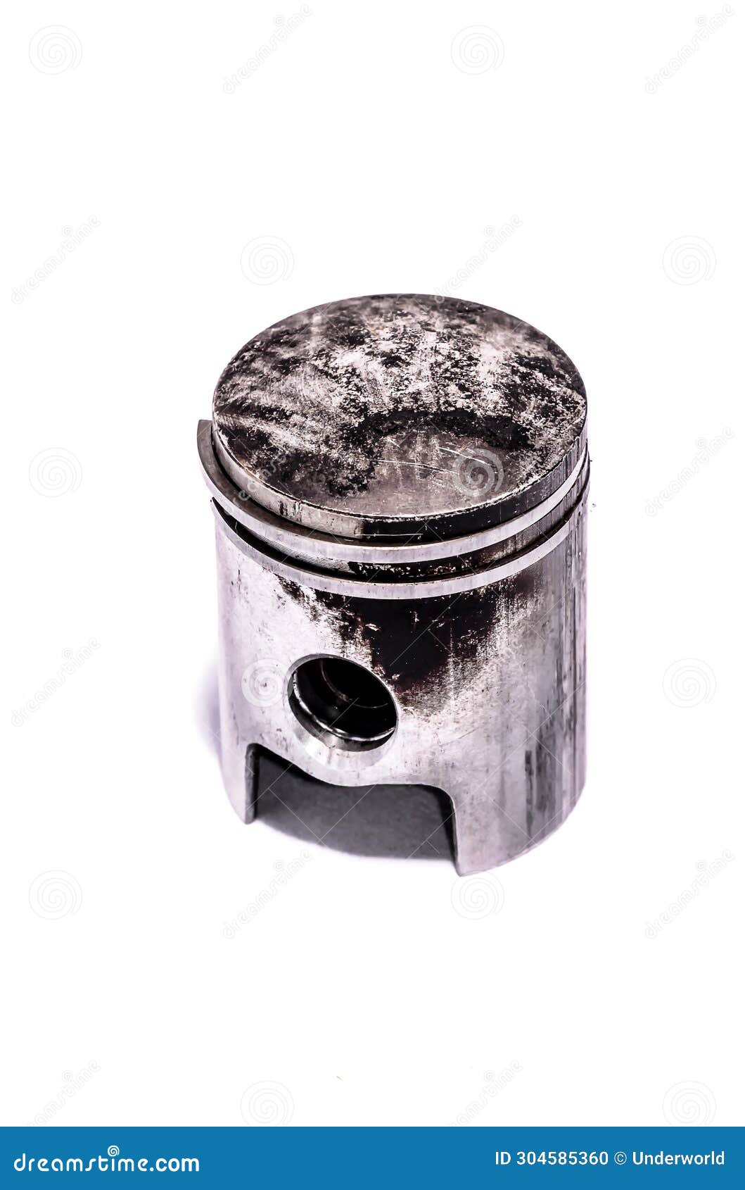 Old Worn Engine Piston stock photo. Image of black, element - 304585360