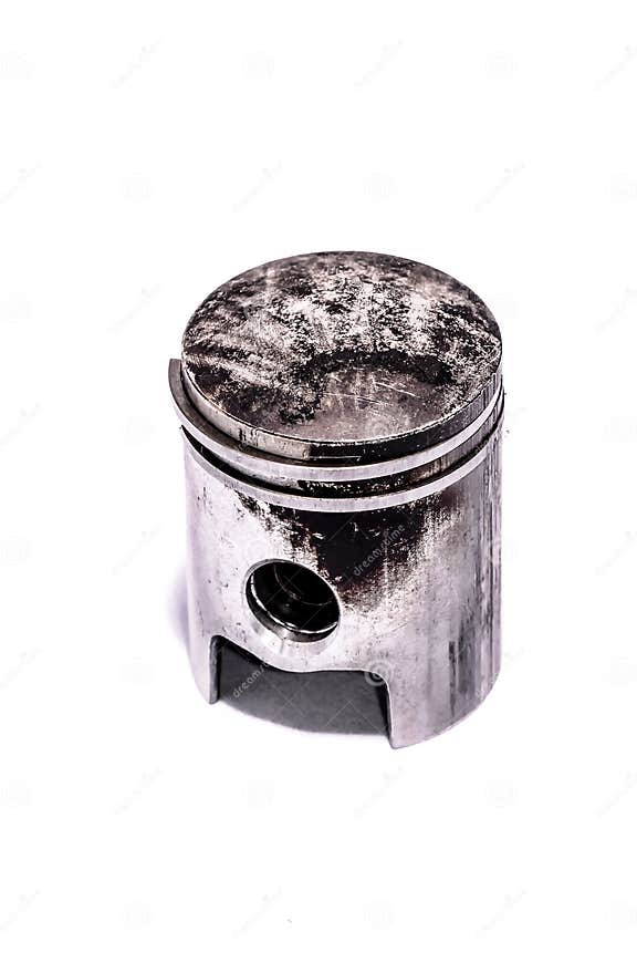 Old Worn Engine Piston stock photo. Image of black, element - 304585360