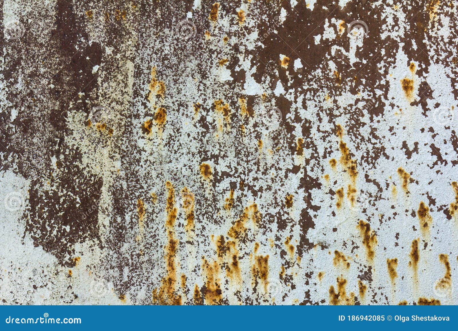 The Texture of an Iron Sheet Painted with Paint that is Subject To ...