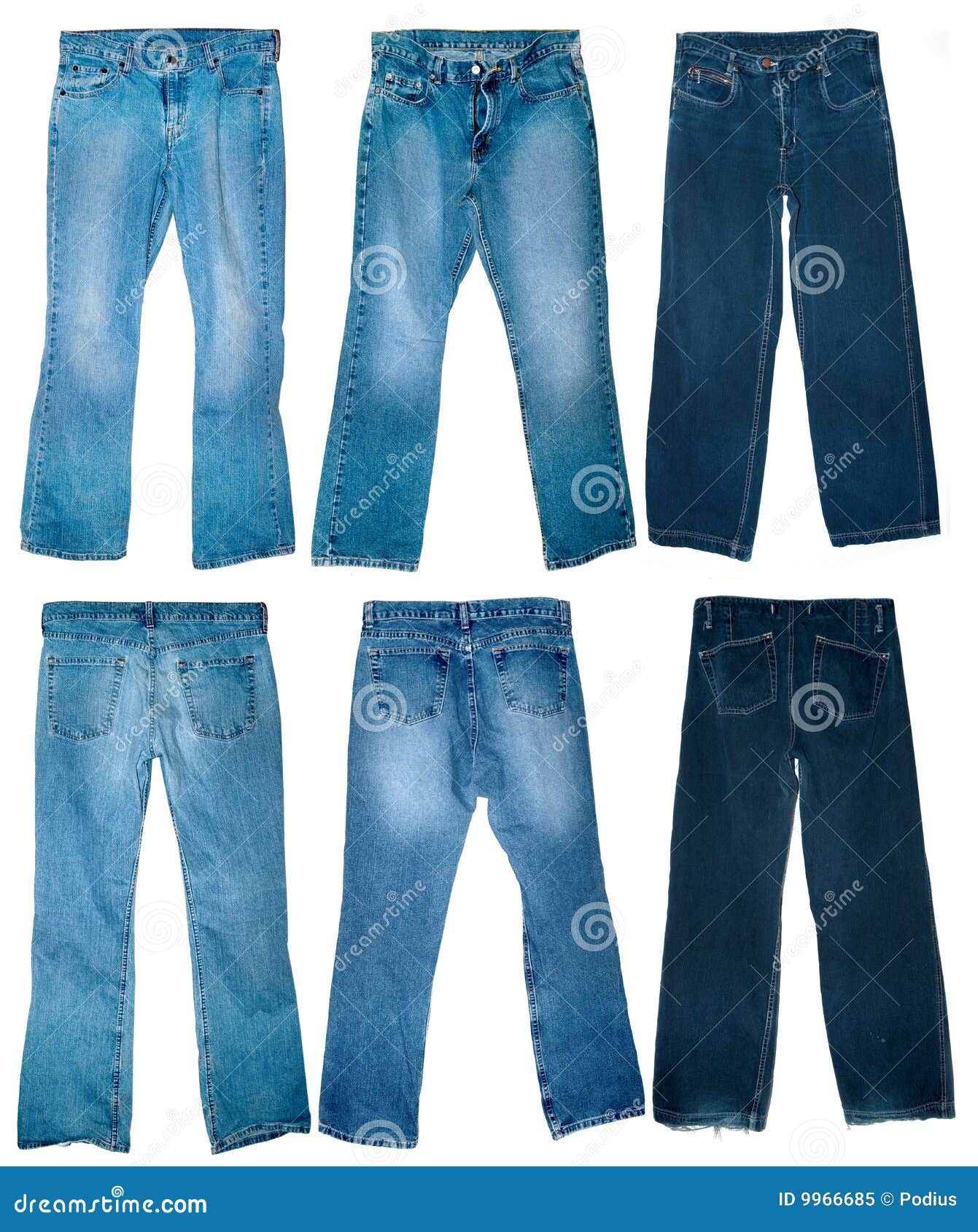 Old Worn Jeans stock image. Image of material, faded, legs - 9966685