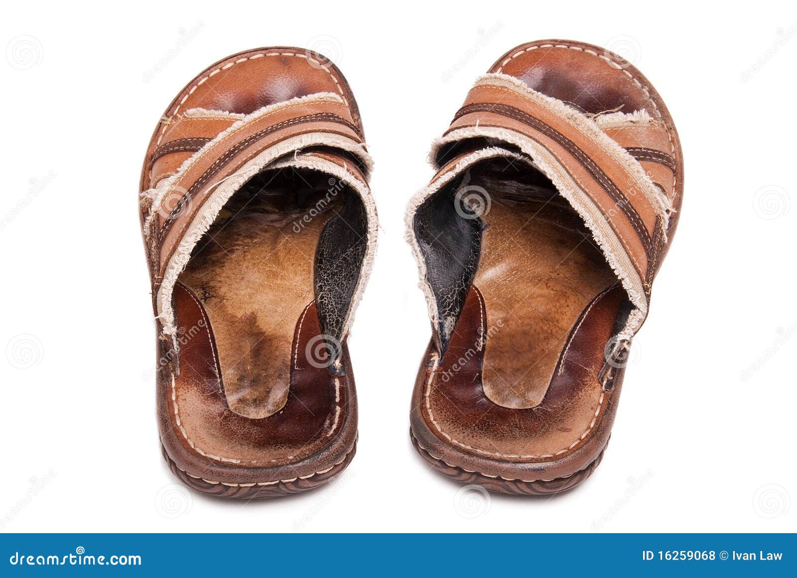 Old worn leather scuffs stock photo. Image of relaxed - 16259068