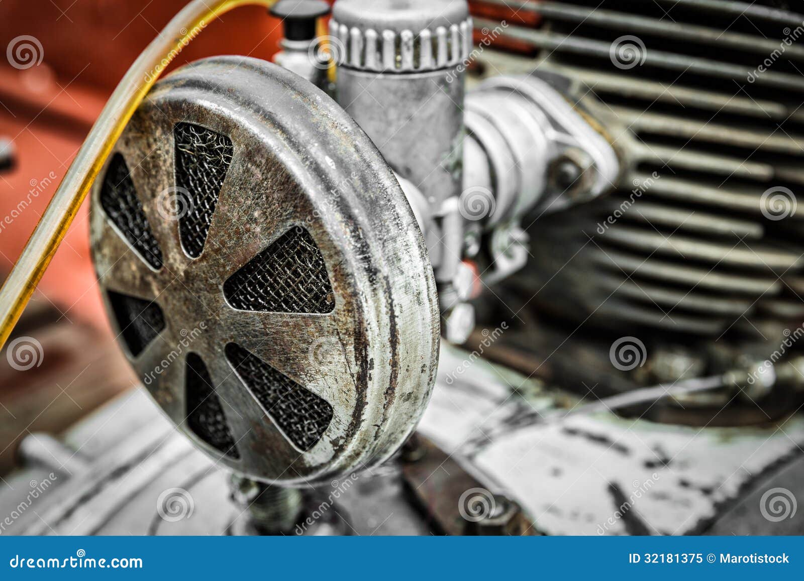 Old worn out air filter stock image. Image of engine - 32181375