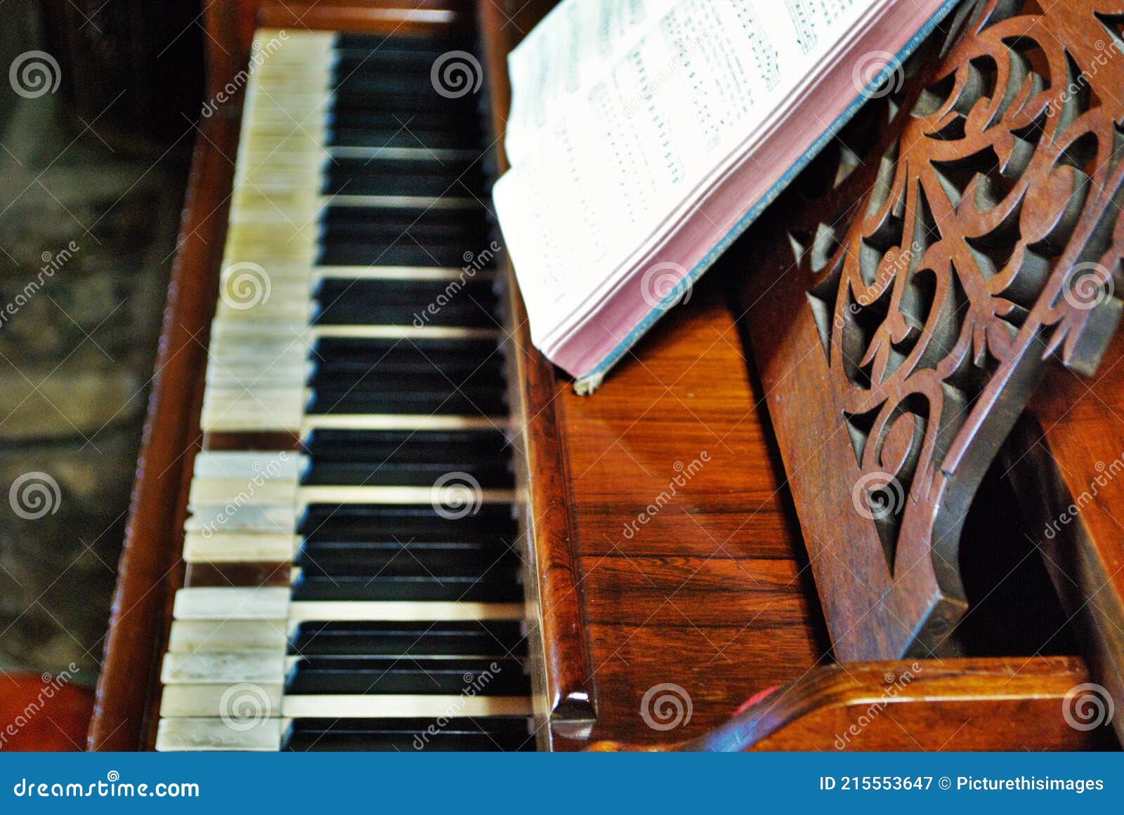 Old Worn Out Piano Close Up of Missing Keys Stock Image - Image of ...