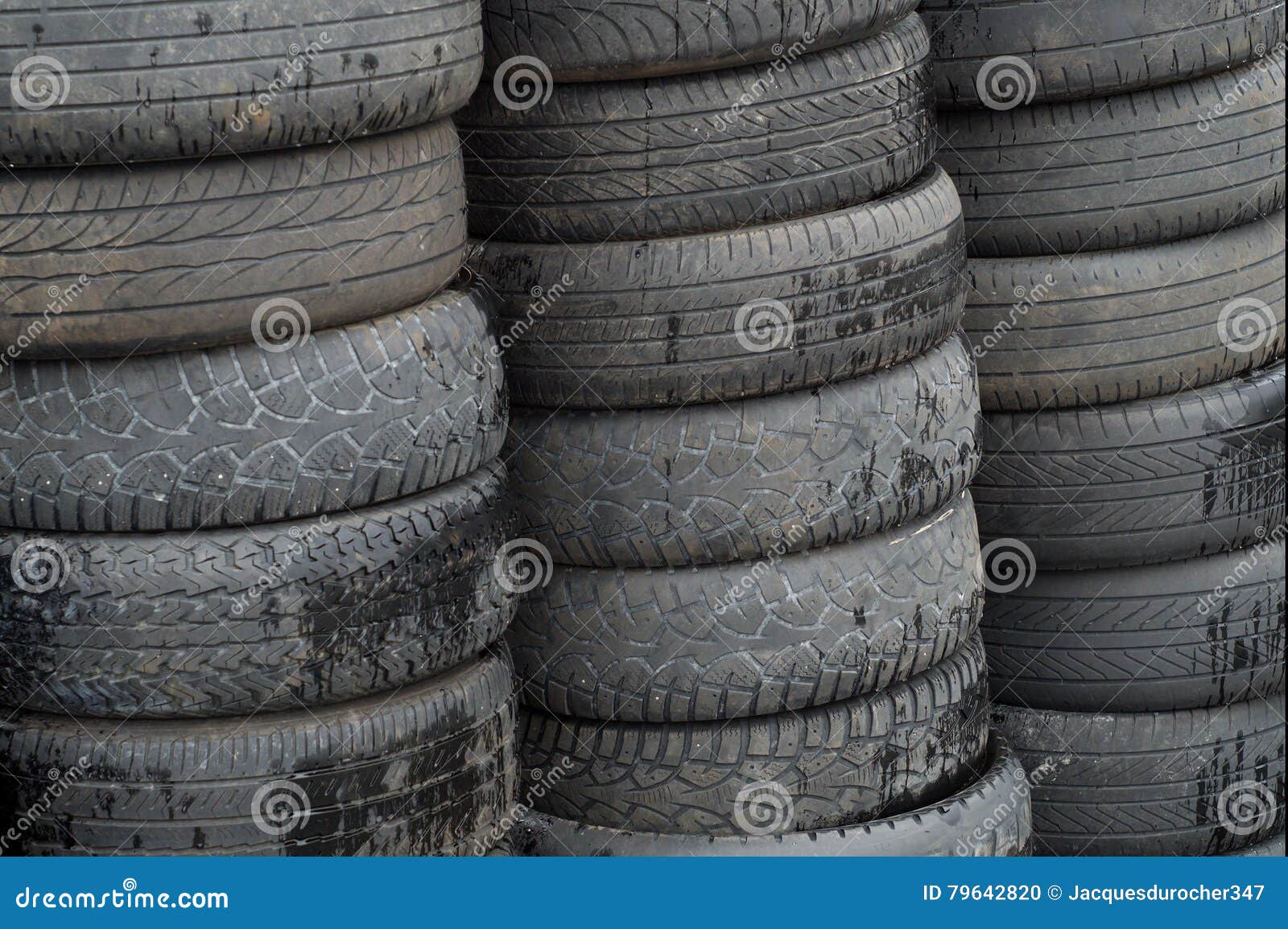 Old Worn Out Tires Heap for Recycling or Scrap Stock Photo - Image of ...
