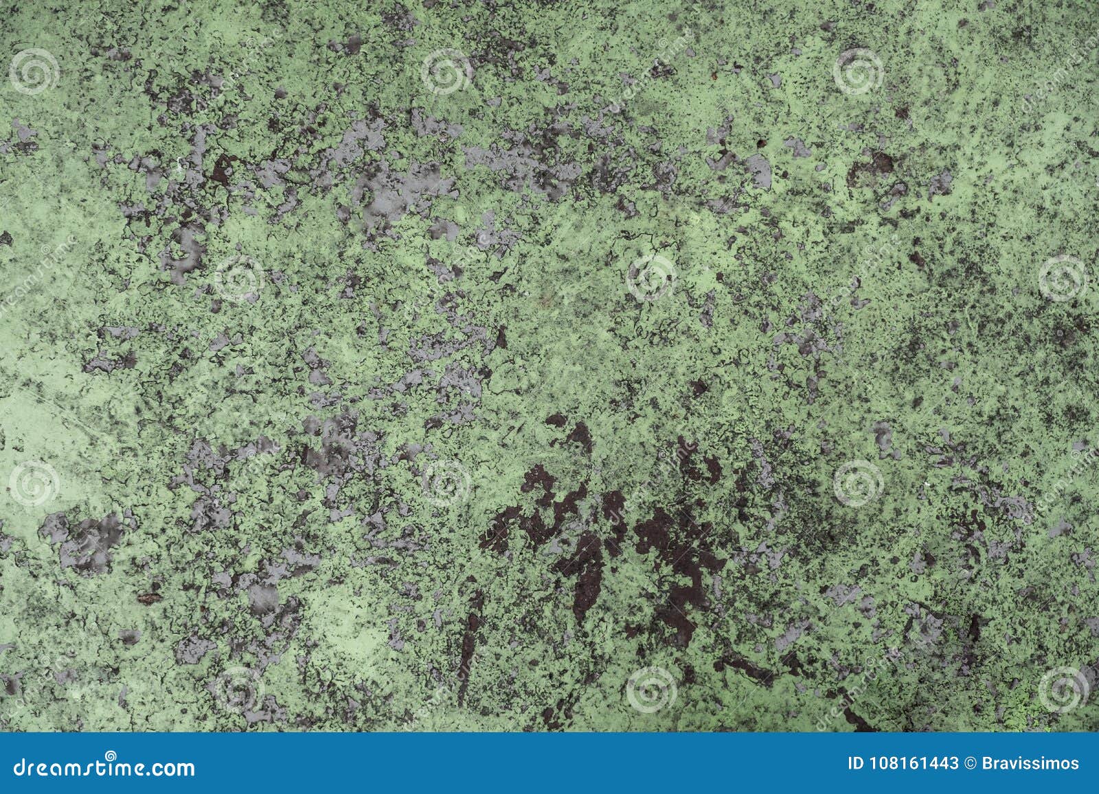 Rusty Green Painted Metal Texture Background. Stock Image - Image of ...