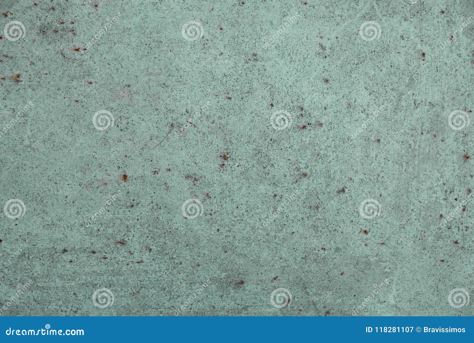 Rusty Green Painted Metal Texture Background. Stock Image - Image of ...